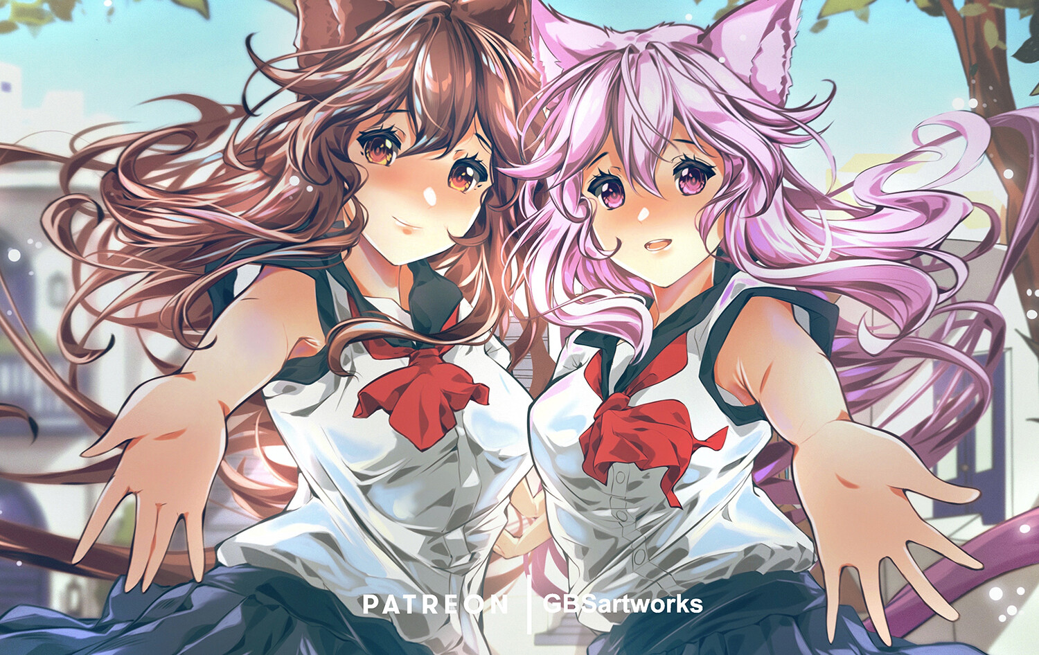 ArtStation - Commission - Cat Girls