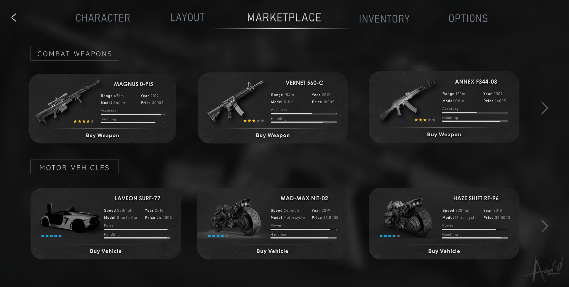 ArtStation - UI/UX Designs