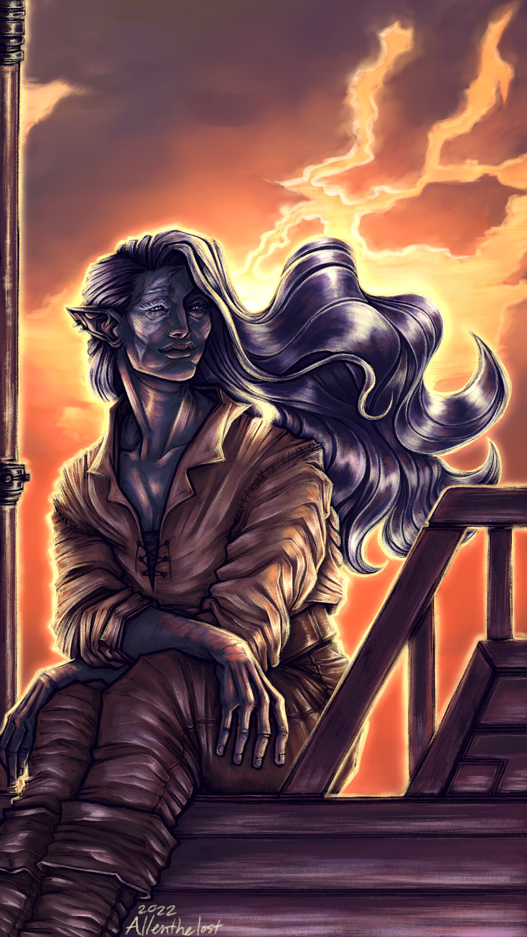 ArtStation - Character illustration : Saline Neptulus