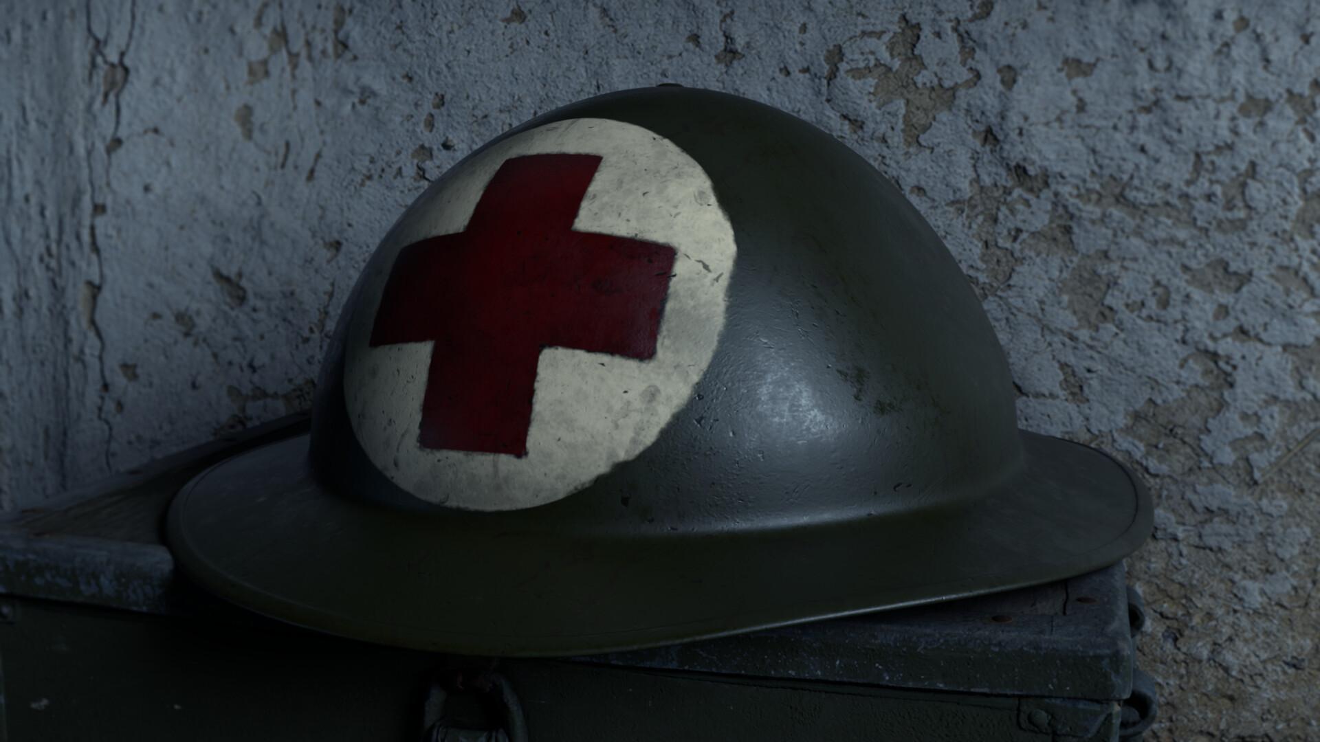 ArtStation - WWII Medic Helmet