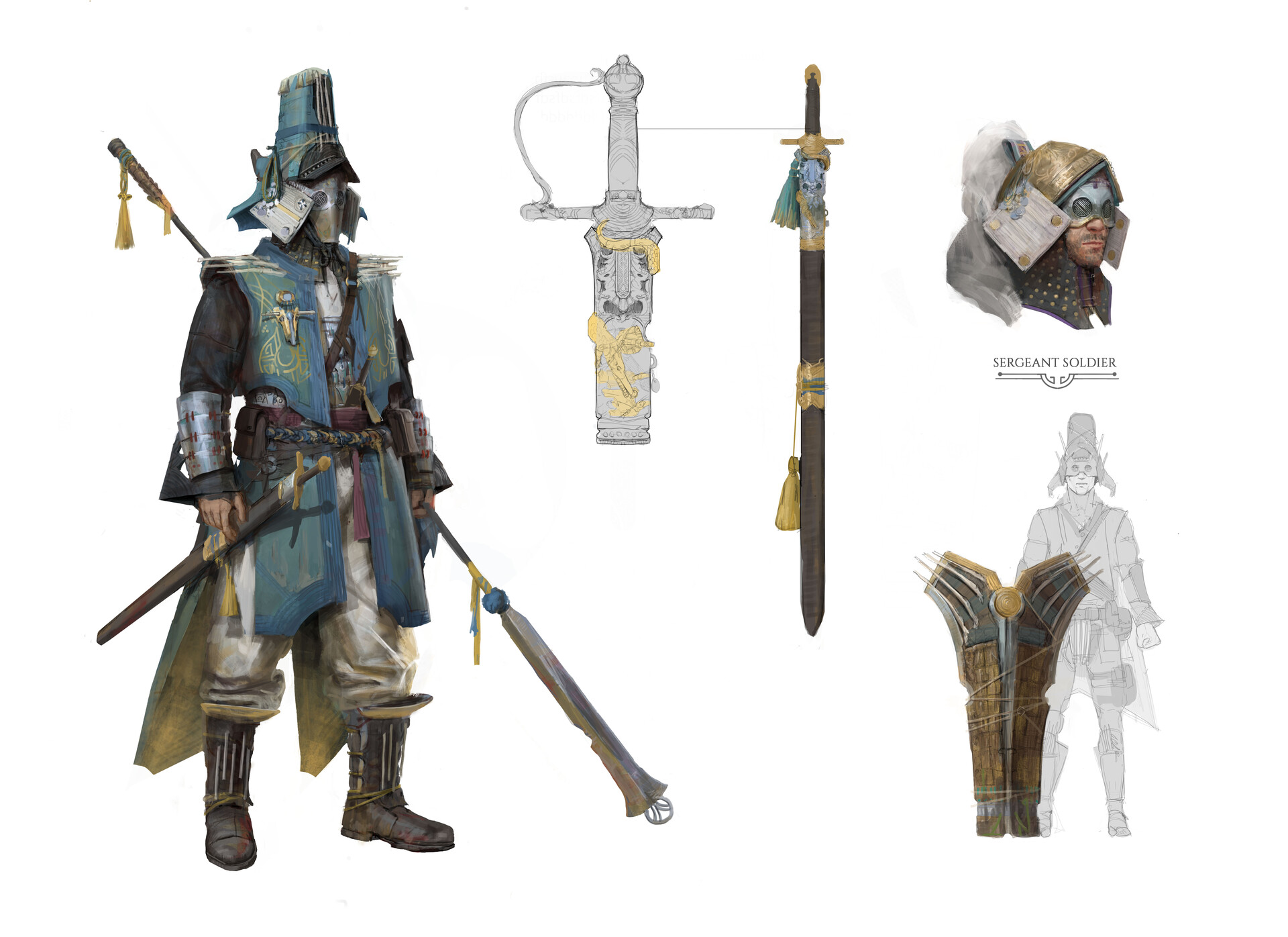 Cyprien Rousson - SKULLSWORN - Annurian soldiers & Ruc Lan Lac