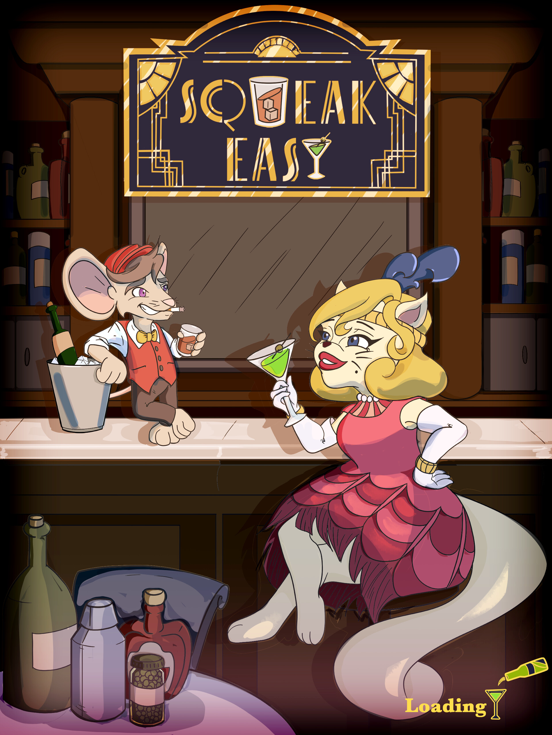 ArtStation - Video Game Art and Design Project: Squeak Easy