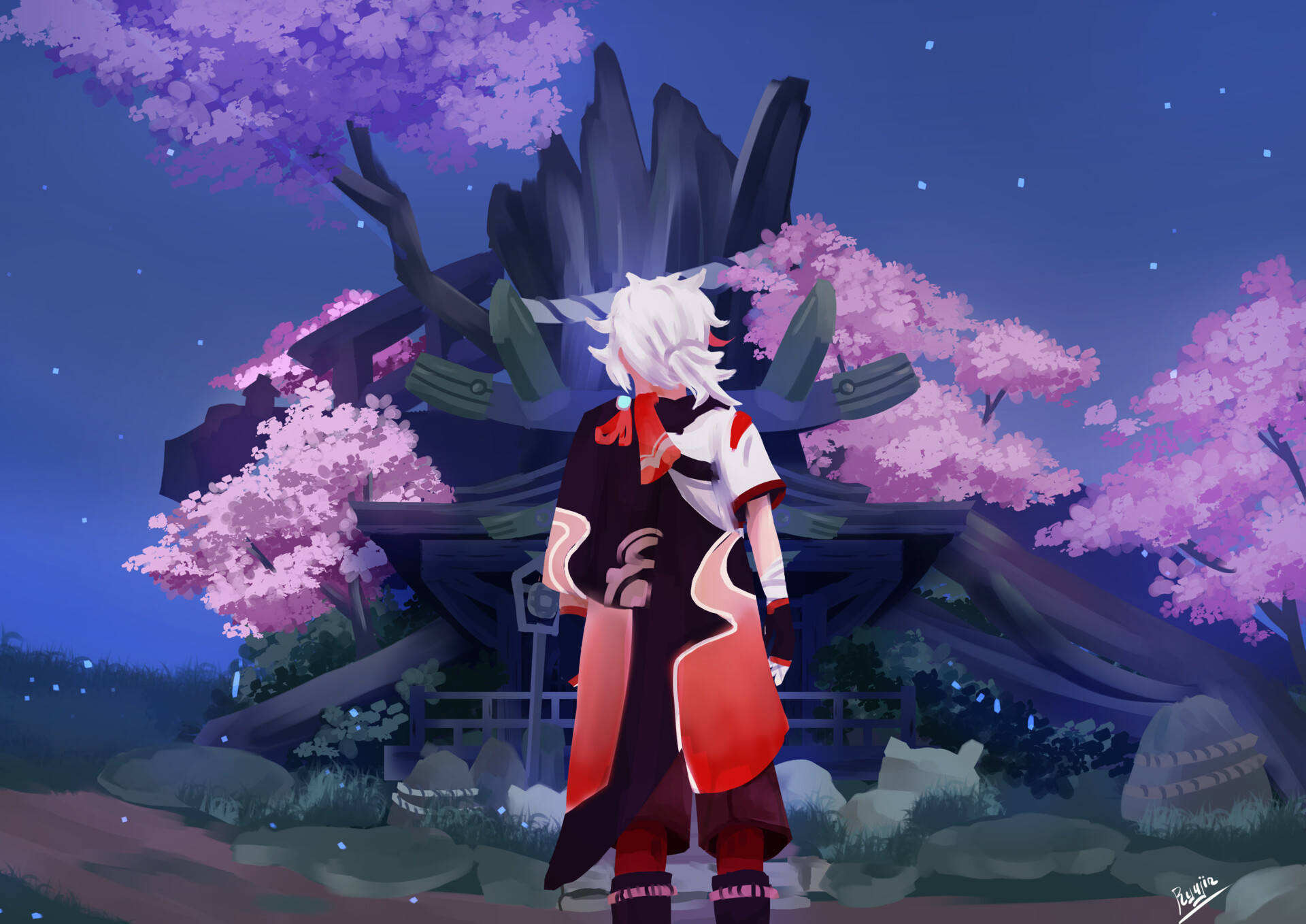 ArtStation - Asase Shrine (Genshin Impact)