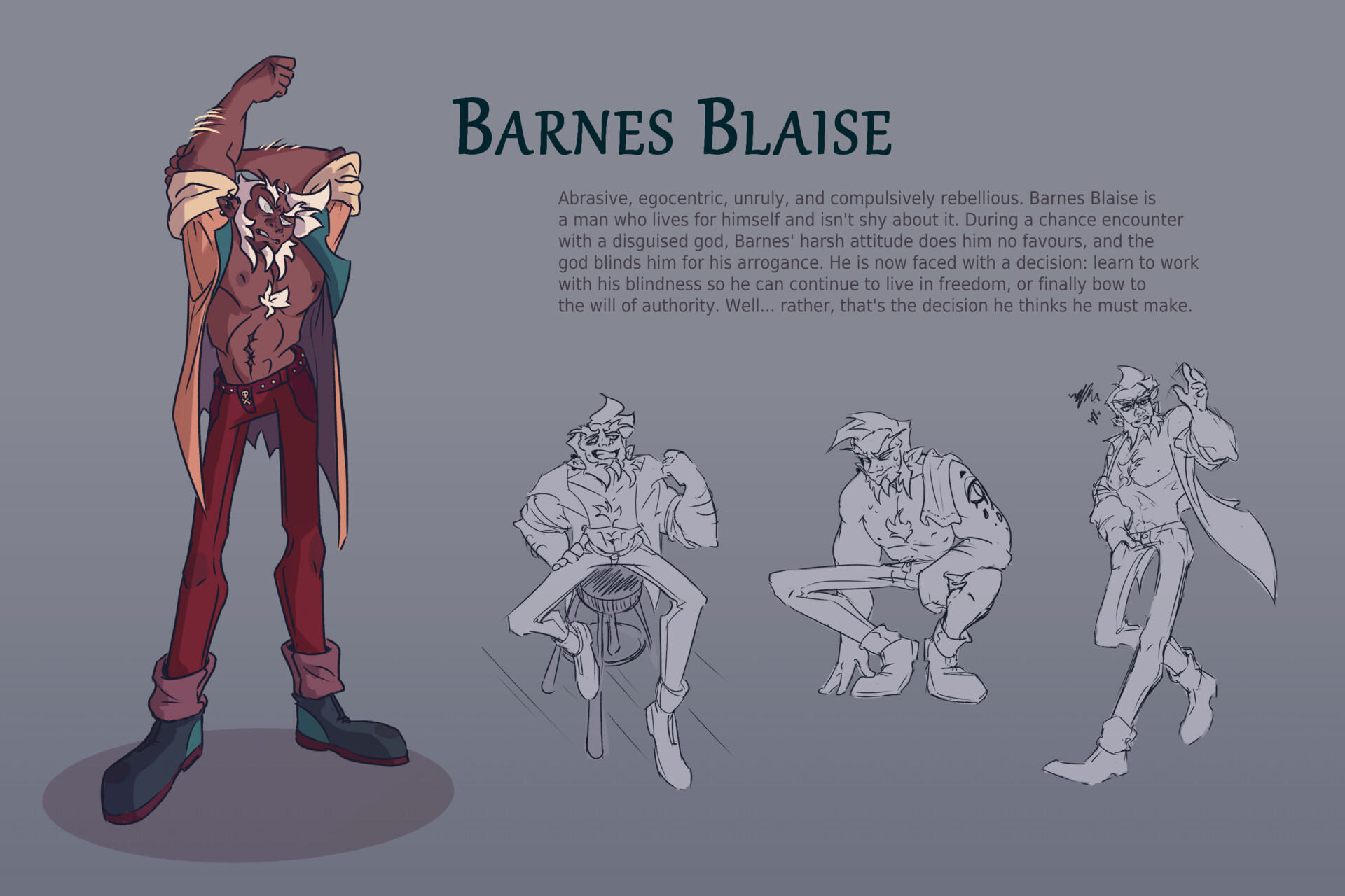 ArtStation - Barnes Blaise -- An Exercise in Character Design