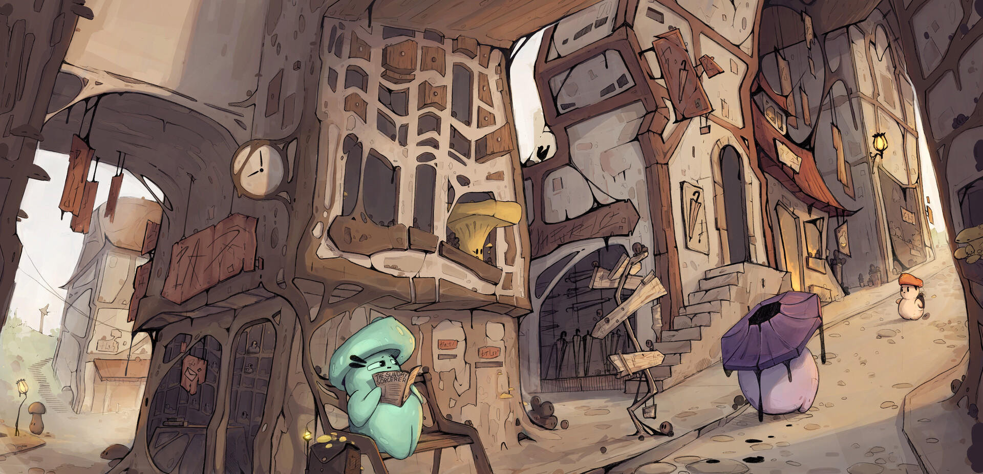 ArtStation - The Toadstool Town