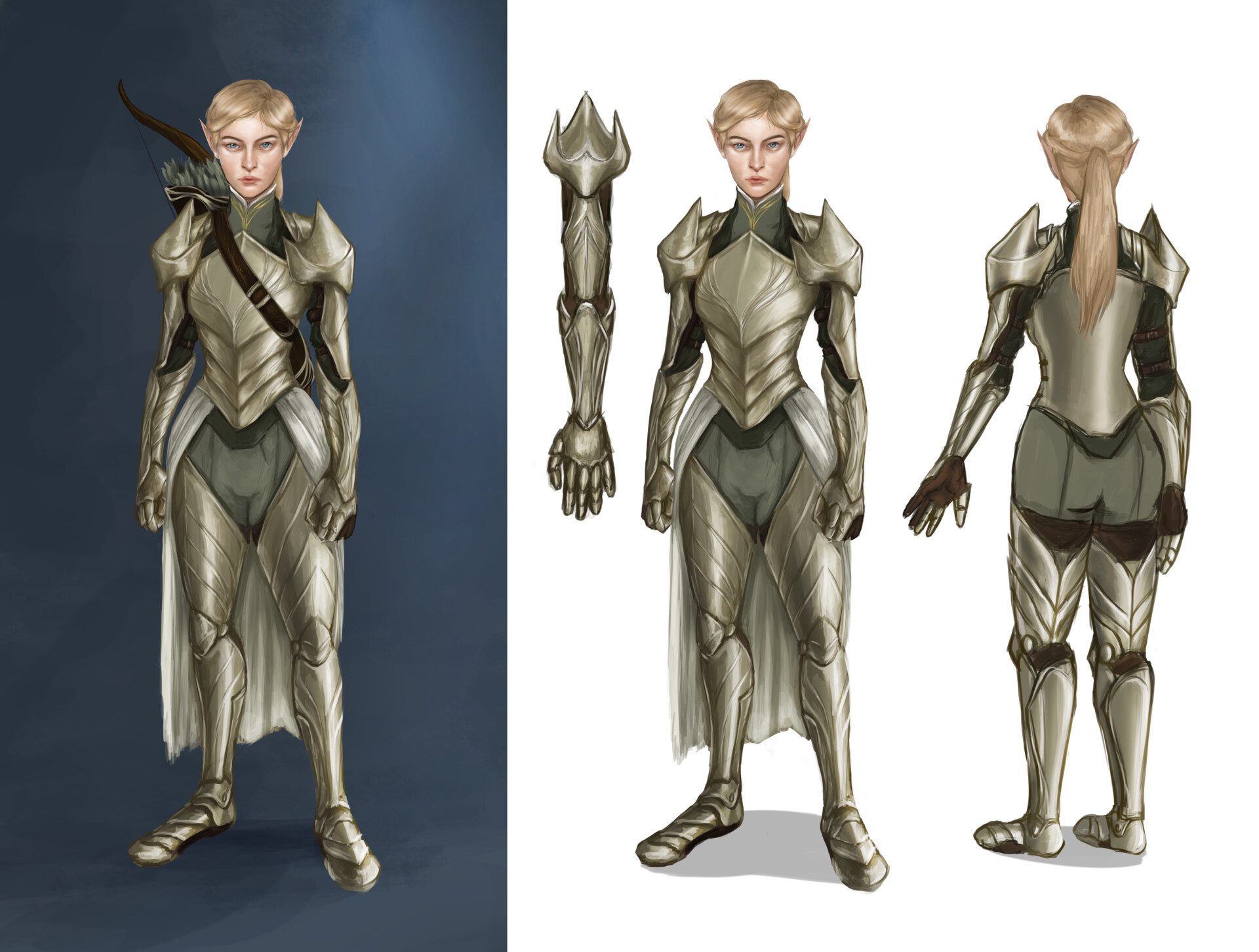 ArtStation - Fantasy Elf Concept art