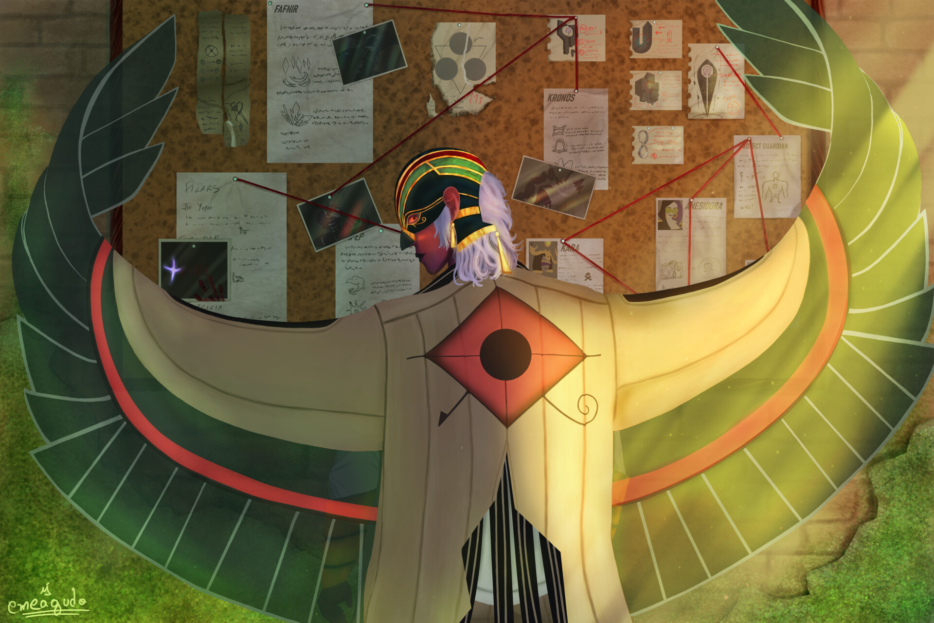 ArtStation - Narmer (Ra) - Dislyte fanart