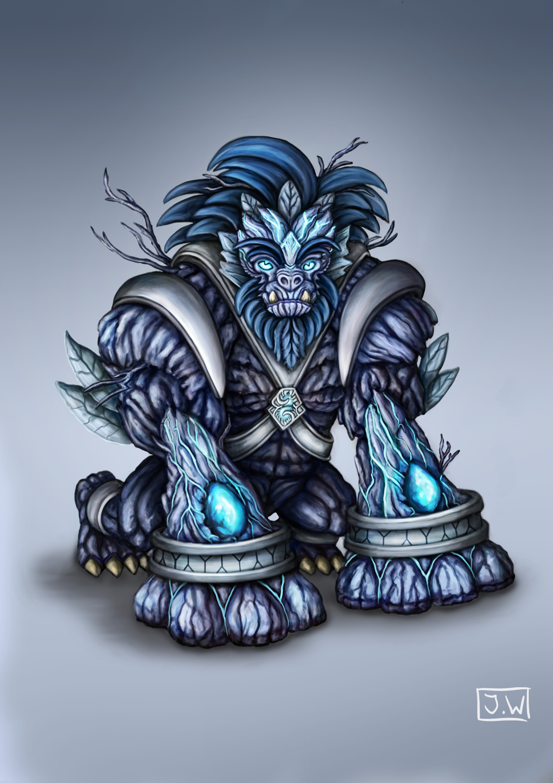 ArtStation - Ancient forest guardian - Creature concept