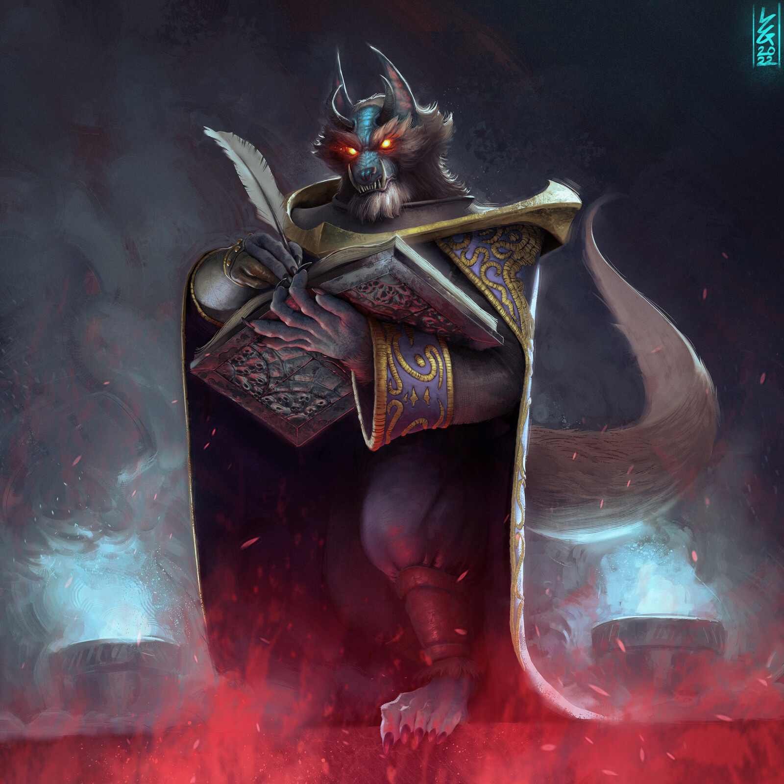 Lionel Grant - The Oinos triumvirate - Arcanaloth