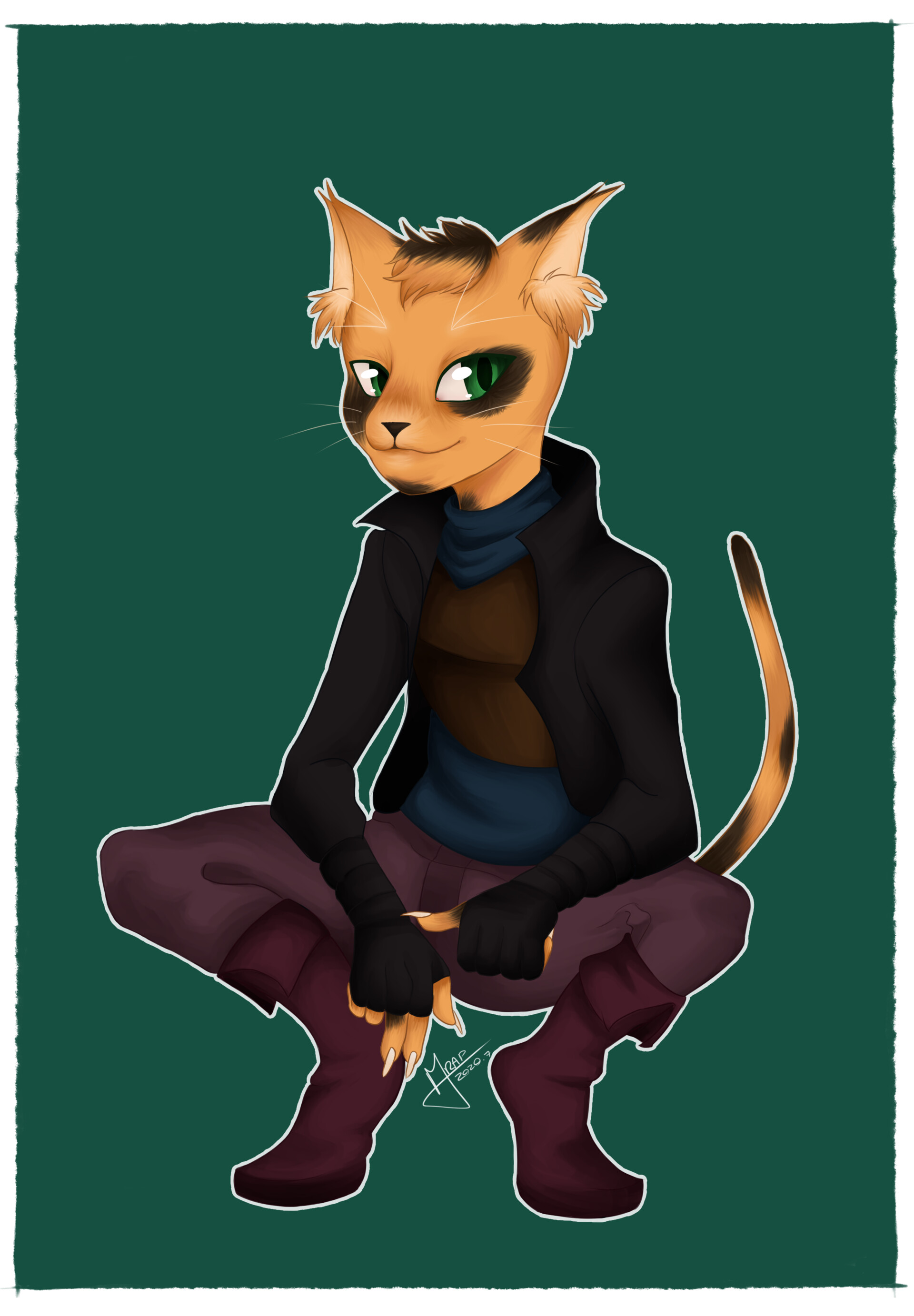 ArtStation - Rogue Tabaxi (character comission)