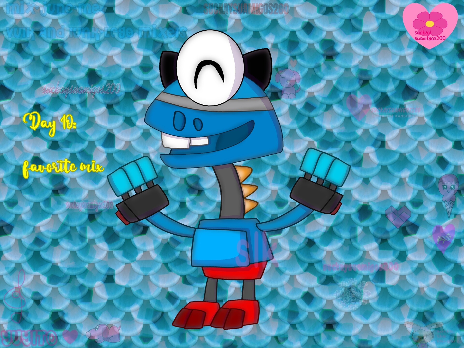 mixels lunk deviantart