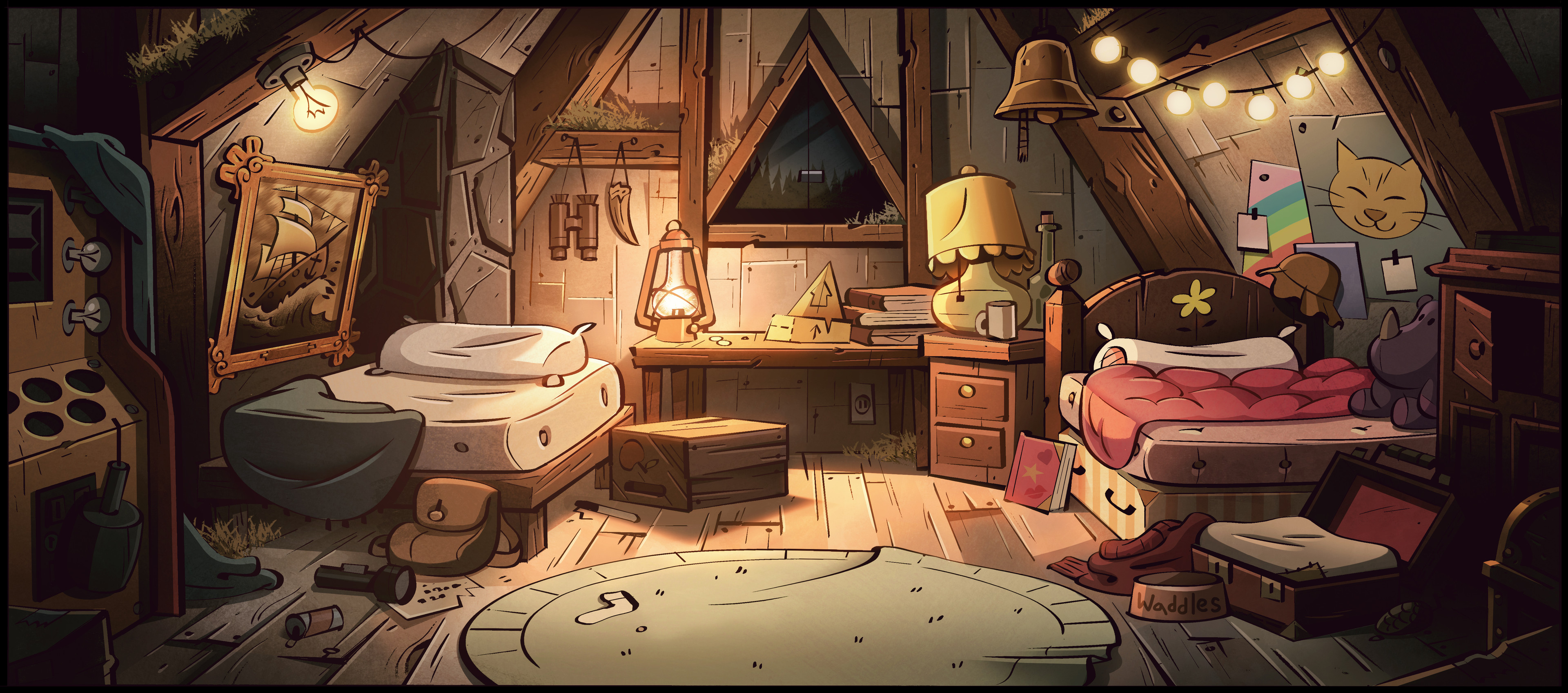 Gravity Falls Concept Art