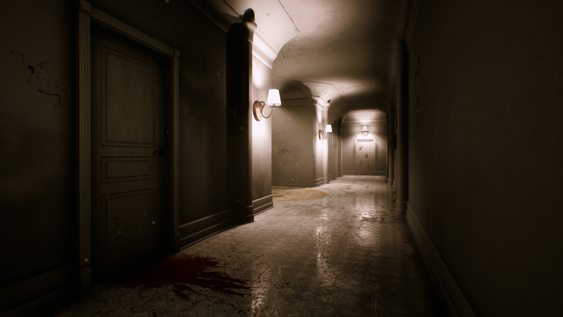 ArtStation - Horror house corridor