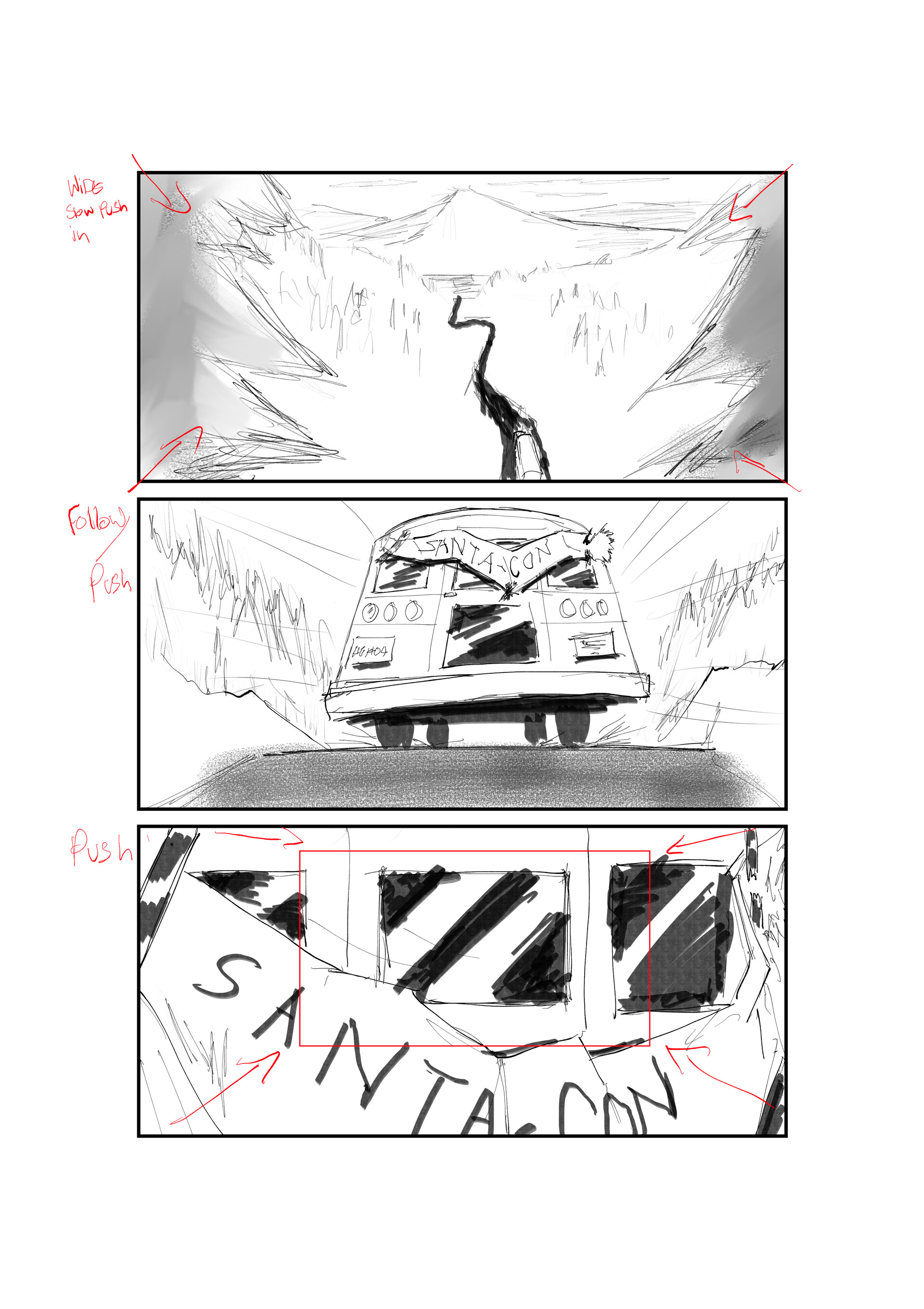 ArtStation - Horror Film Storyboards 1