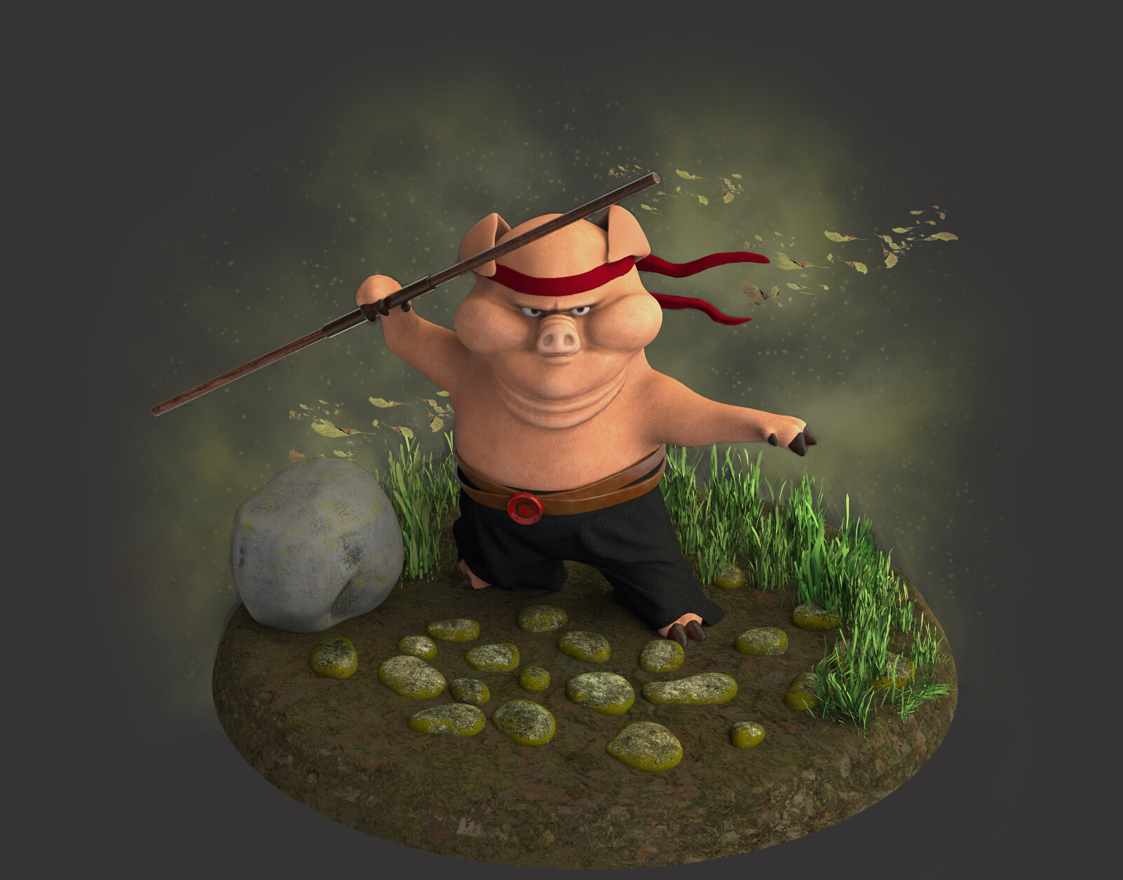 ArtStation - Ninja pig