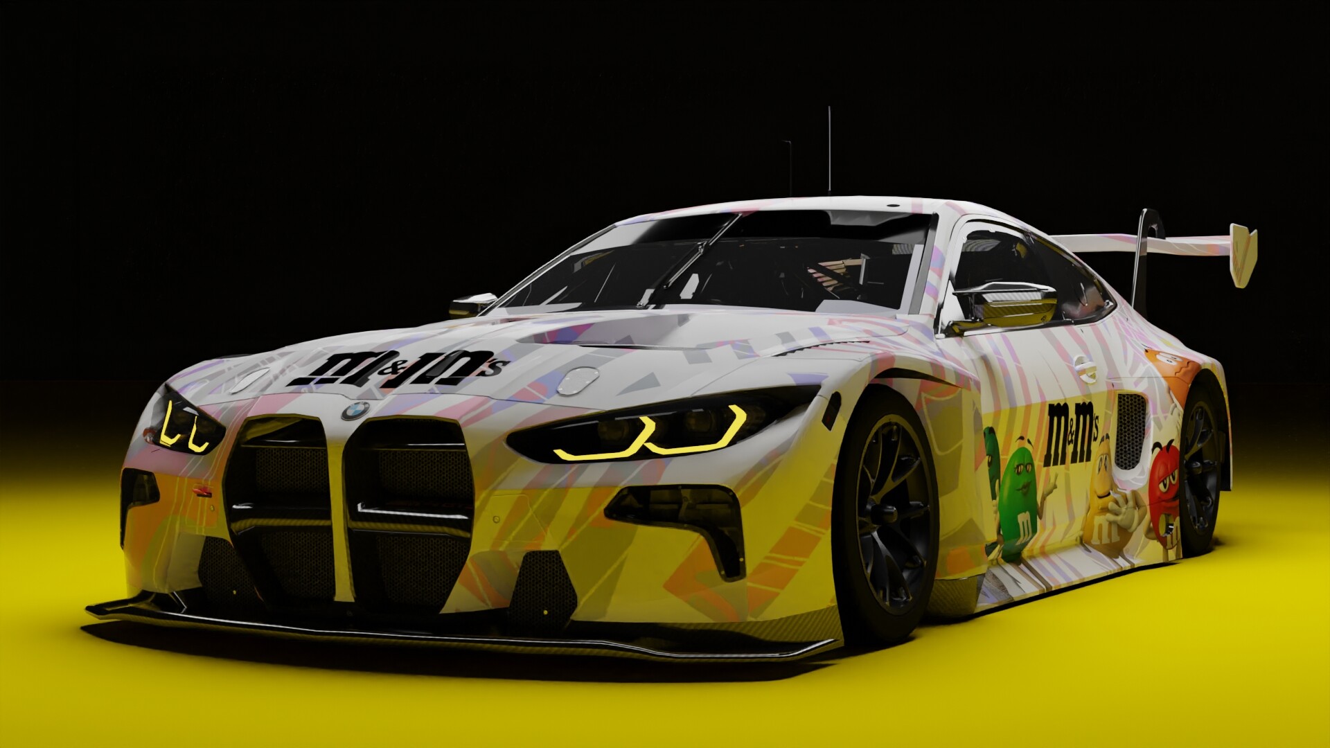 ArtStation - BMW M4 GT3 m&ms livery