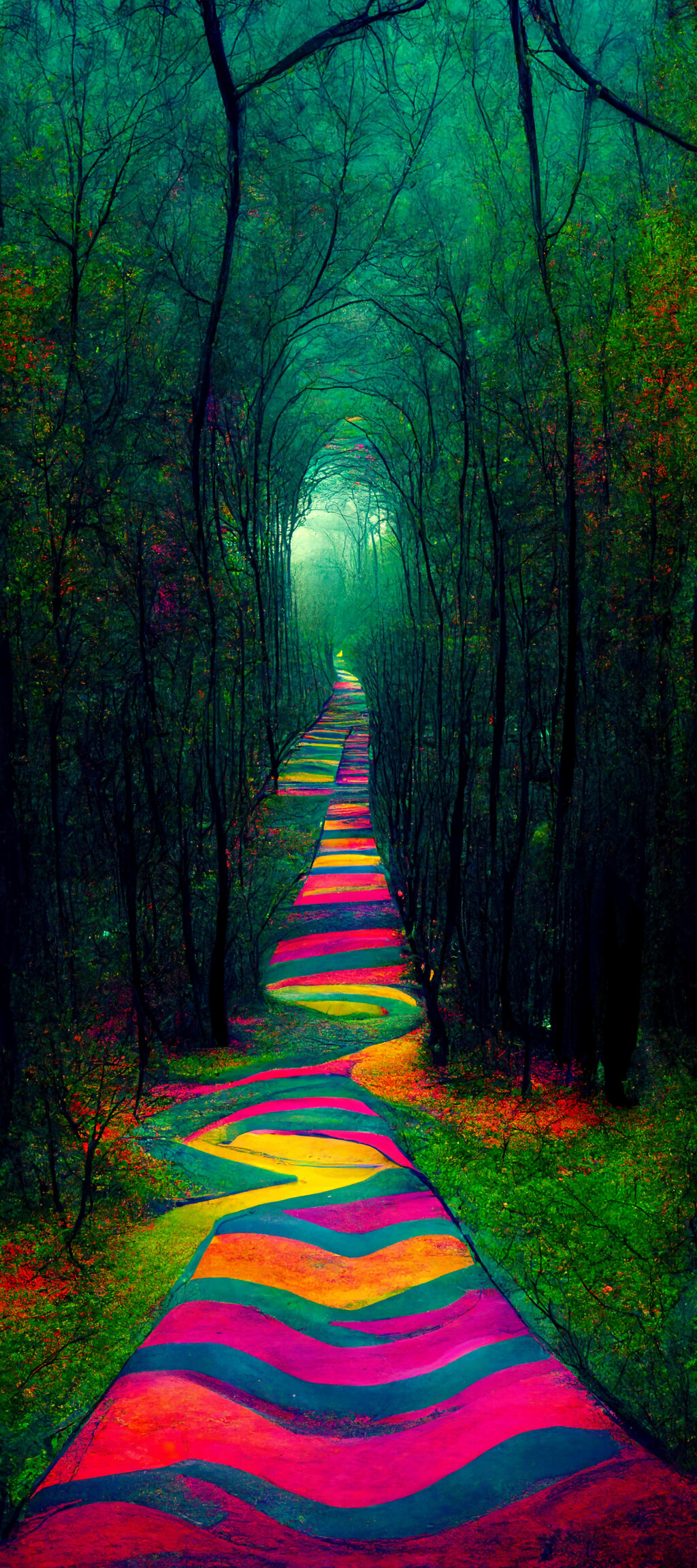 ArtStation - "... path leading into a quiet and eerie forest"