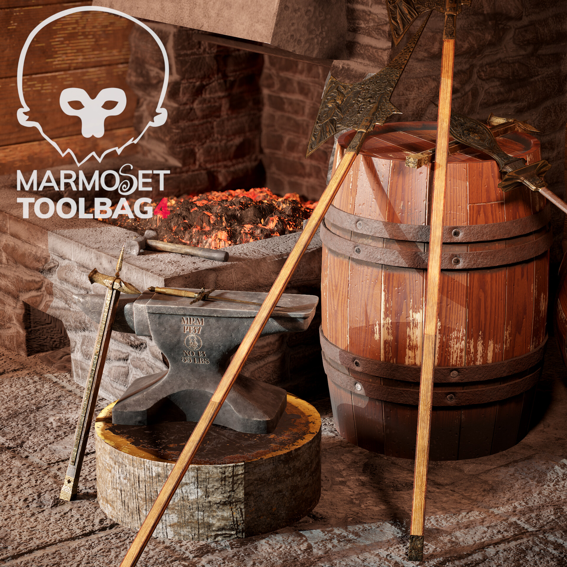 ArtStation - Royal Armoury - Blacksmith Scene