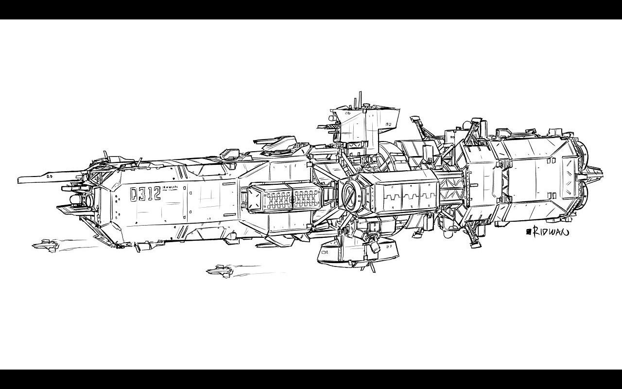 Ridwan Chandra - MeganeRid - Space Ship Works 6
