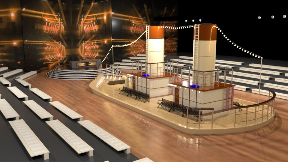 ArtStation - 6. Ramp Walk Show Set Design