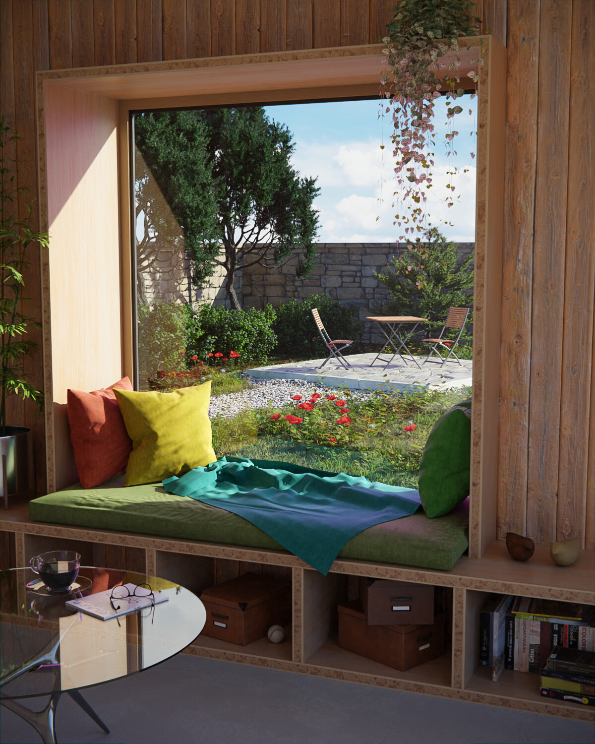 ArtStation - Window Seat, my favourite spot