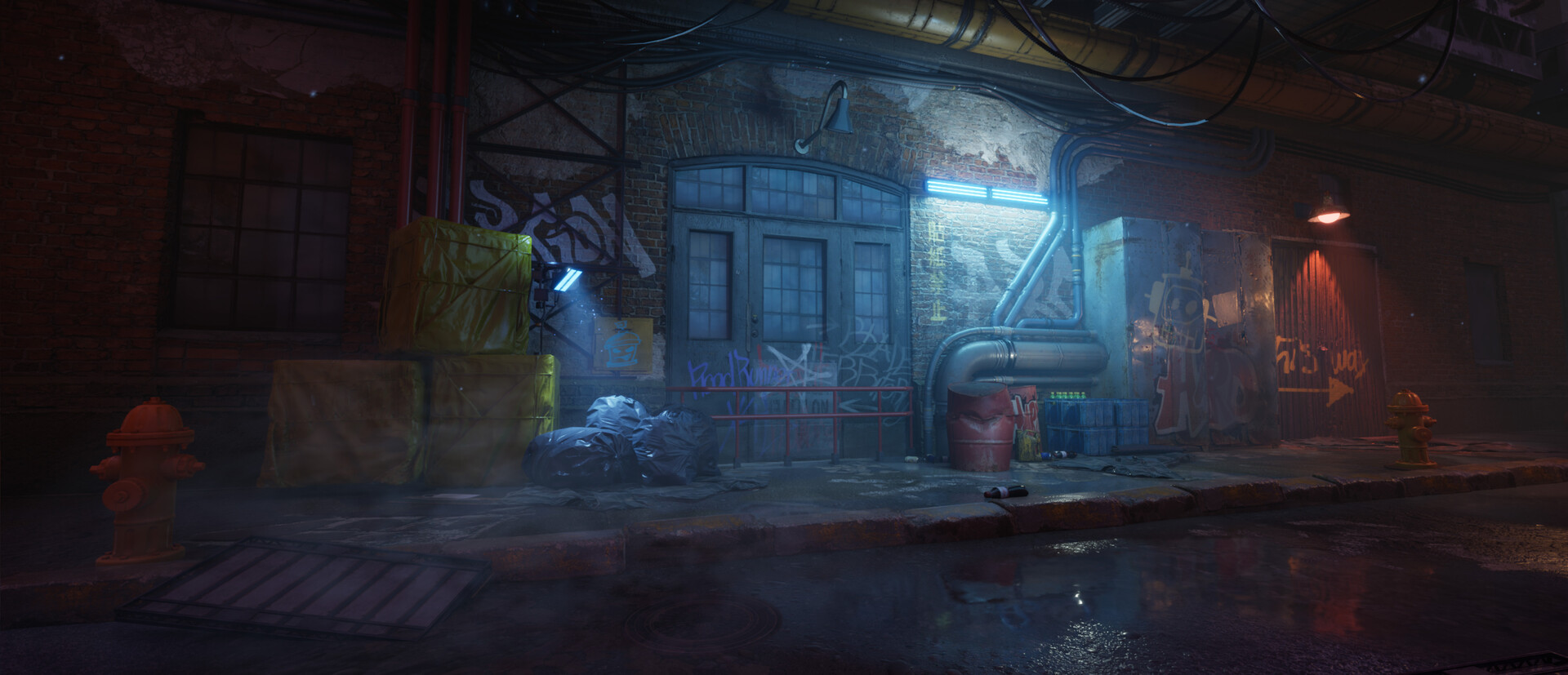 ArtStation - Night Of Factory