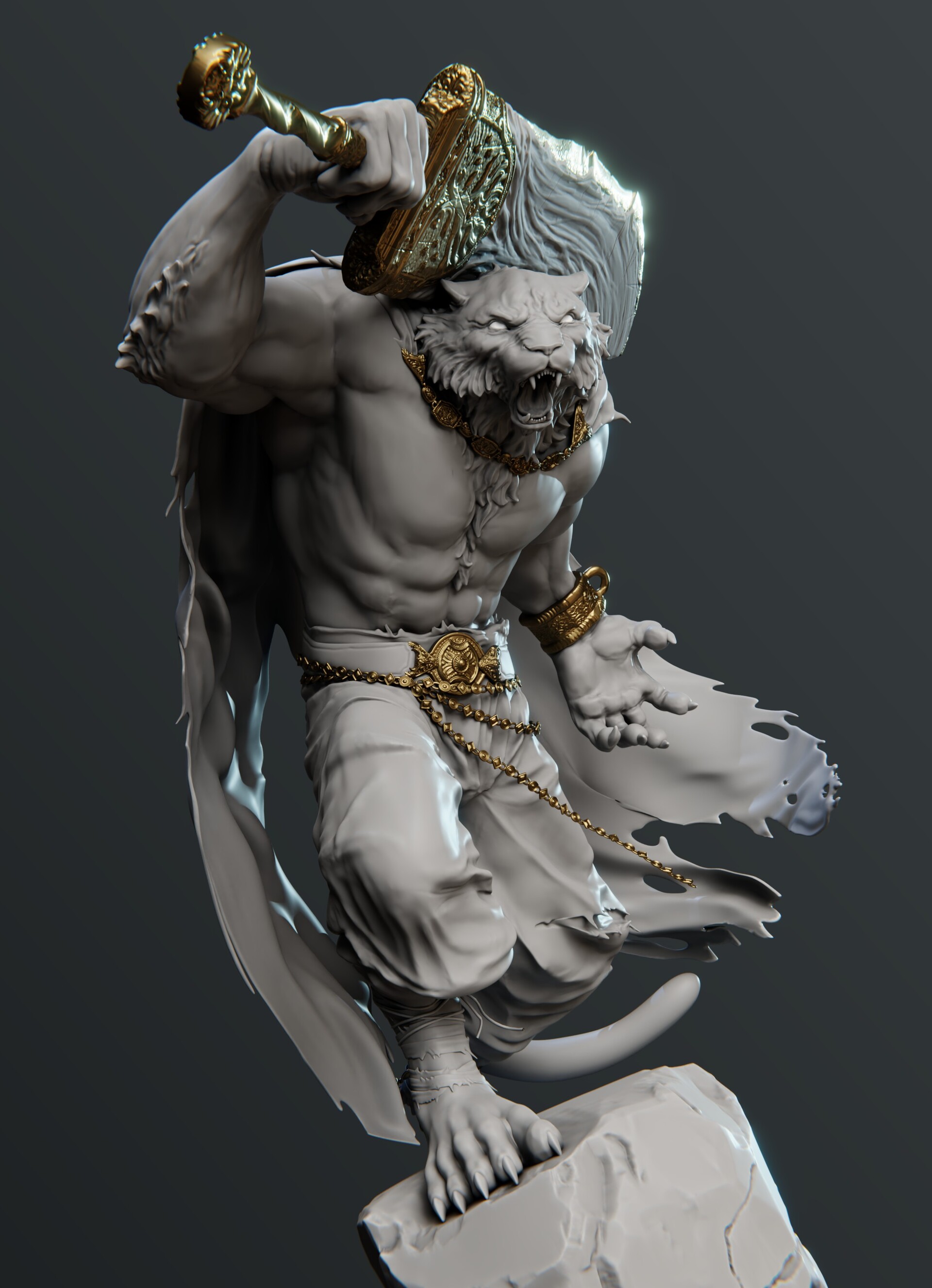 ArtStation - Tiger guy
