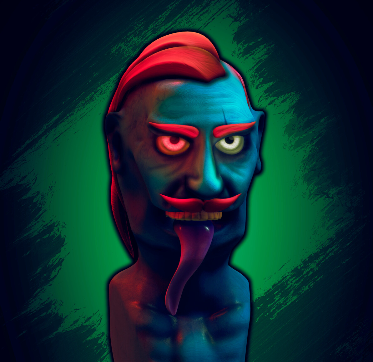 ArtStation - Punk Zombie Bust