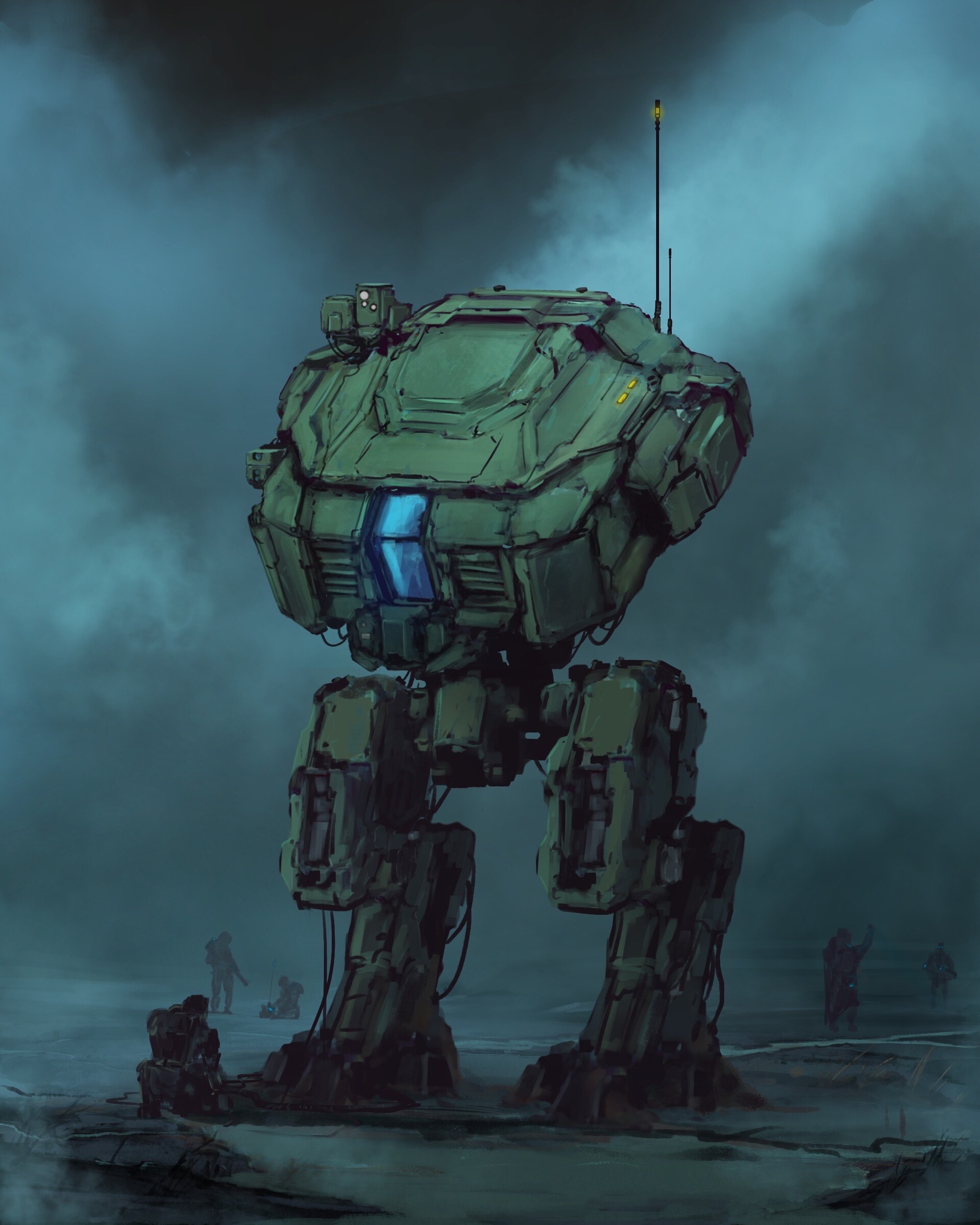 ArtStation - Robot Maintenance