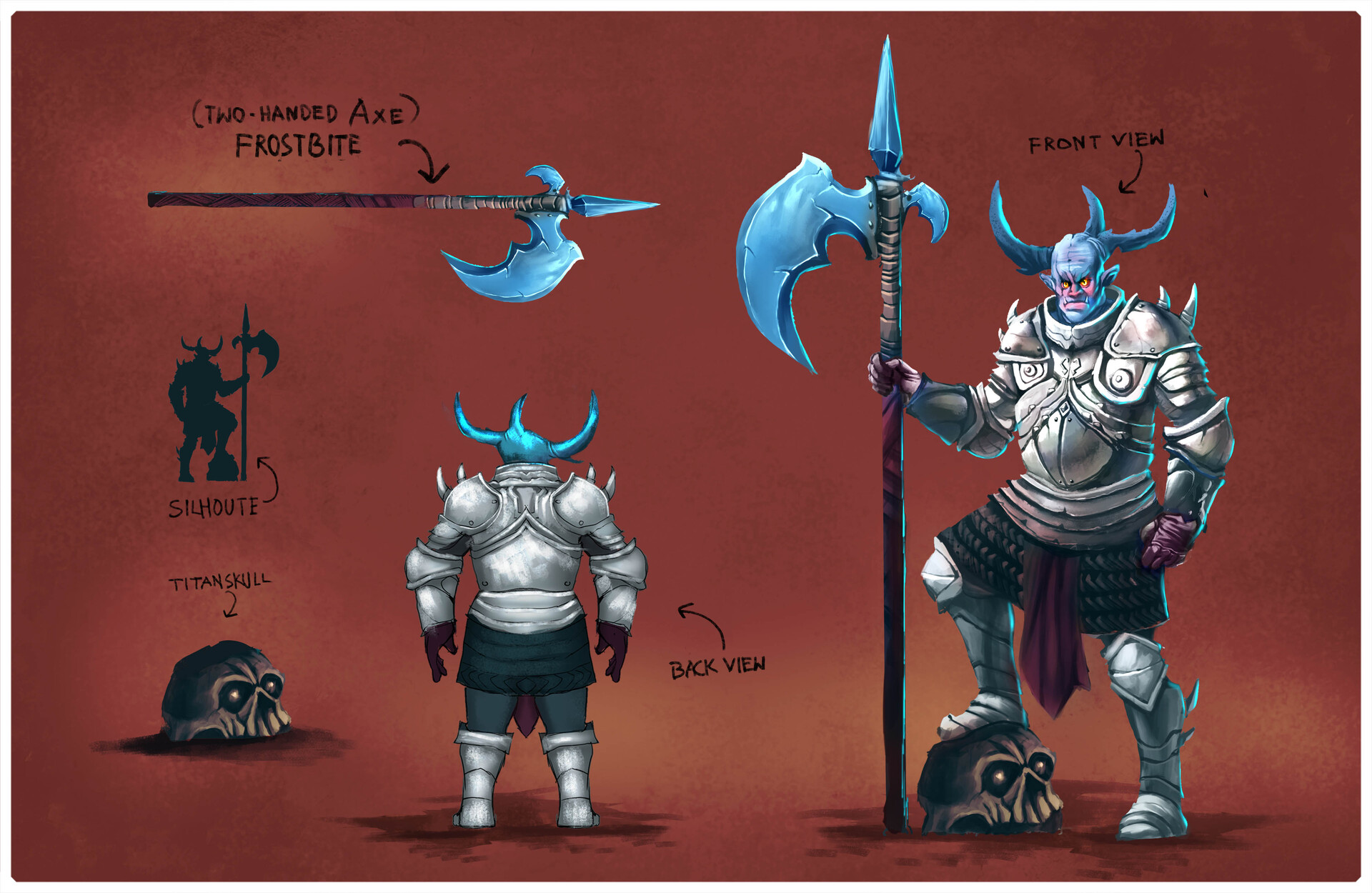 ArtStation - Titan-slayer concept sheet