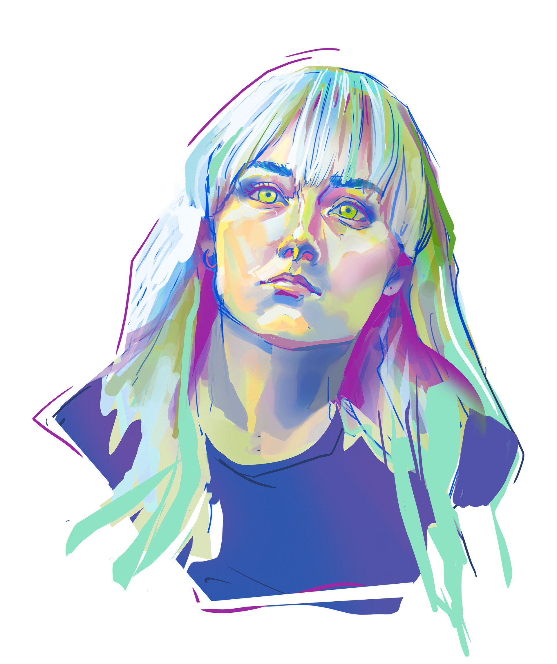 Over-saturated Portraits by Sebastian Brenes — ProUser.Me