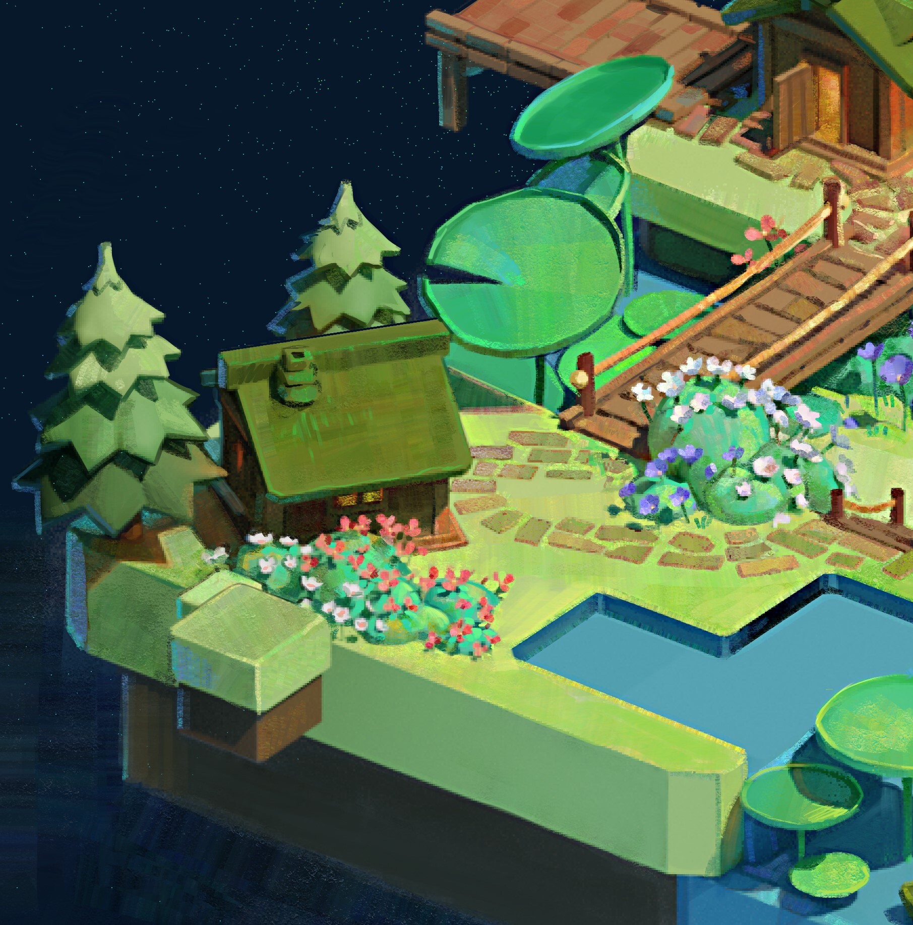 ArtStation - frog town