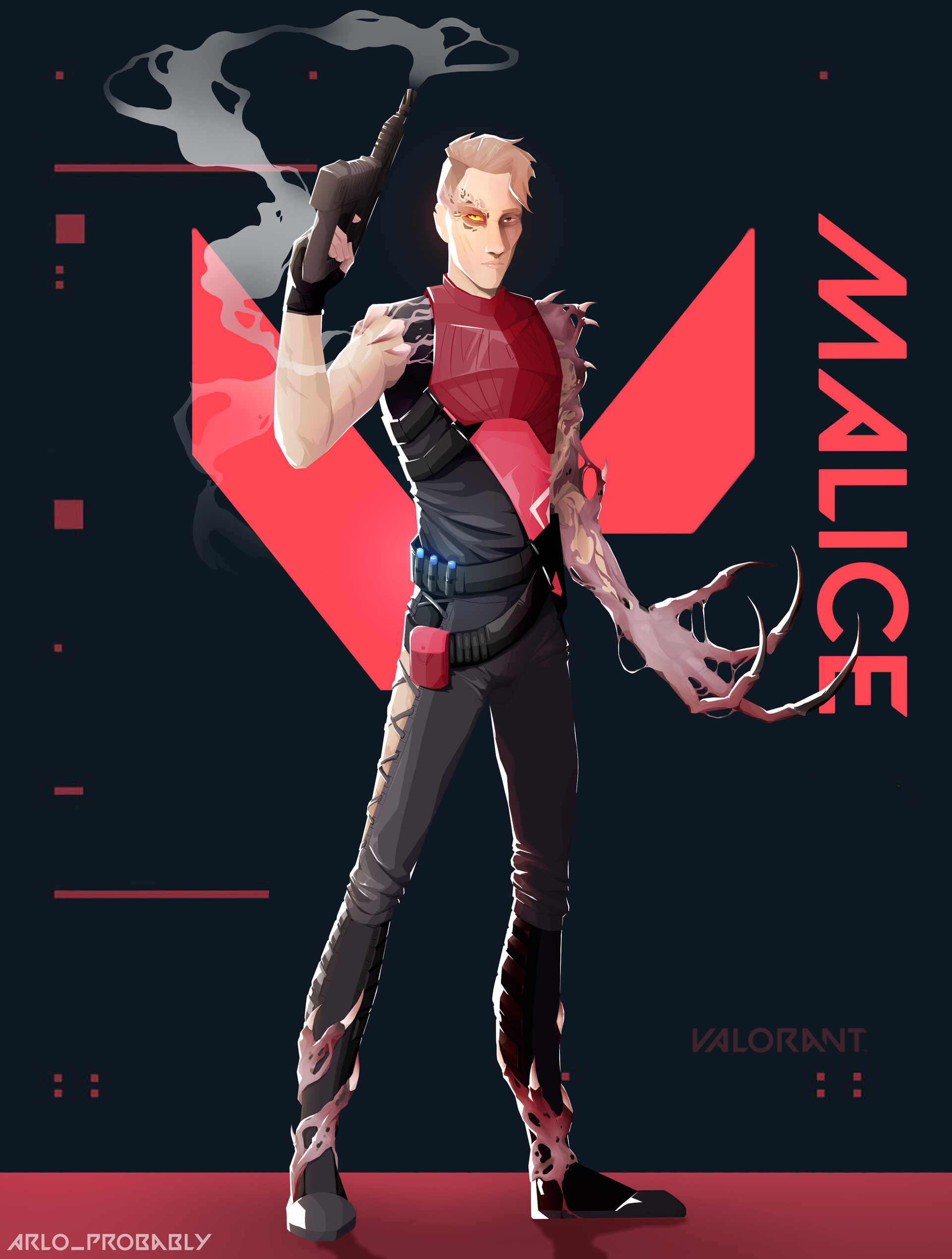 ArtStation - Fanmade Valorant Agent Concept: Malice