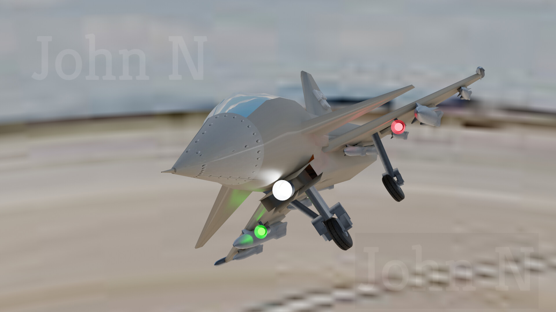 ArtStation - Twin Engine Typhoon Jet Fighter