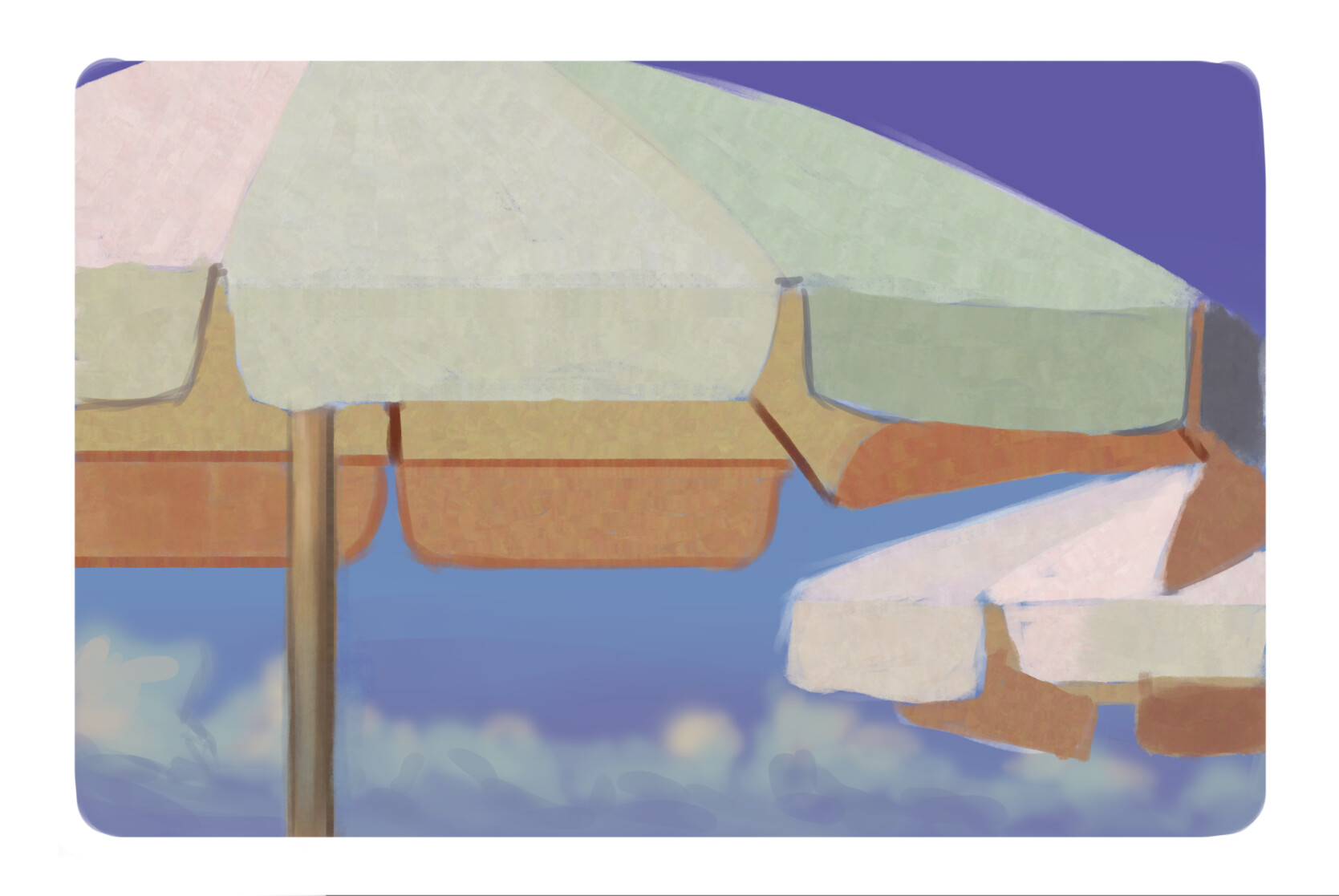 ArtStation - Umbrella Background Study