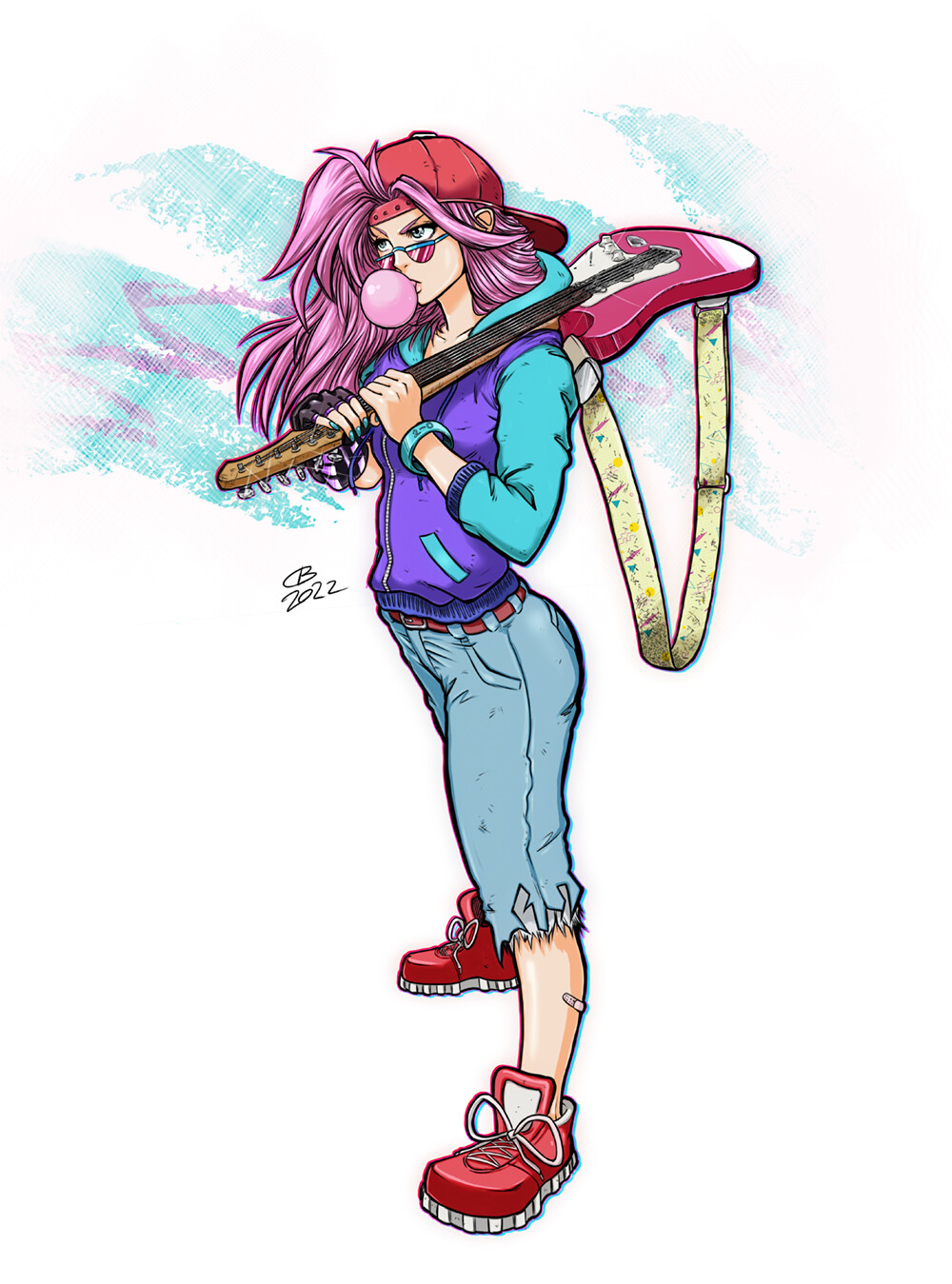 ArtStation - My OC Synthia 2022 Initial Design