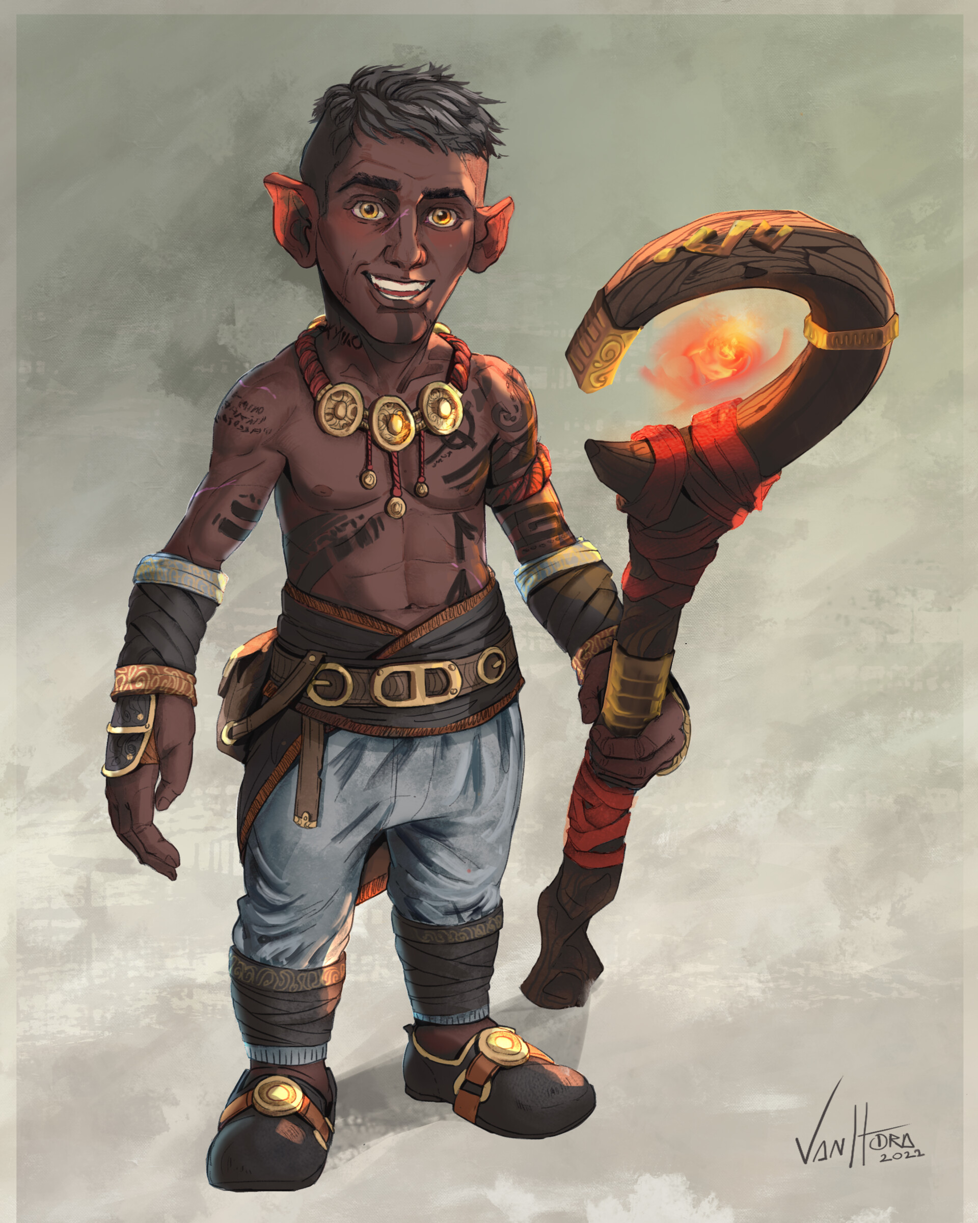 ArtStation - Character Design - Gnome Monk