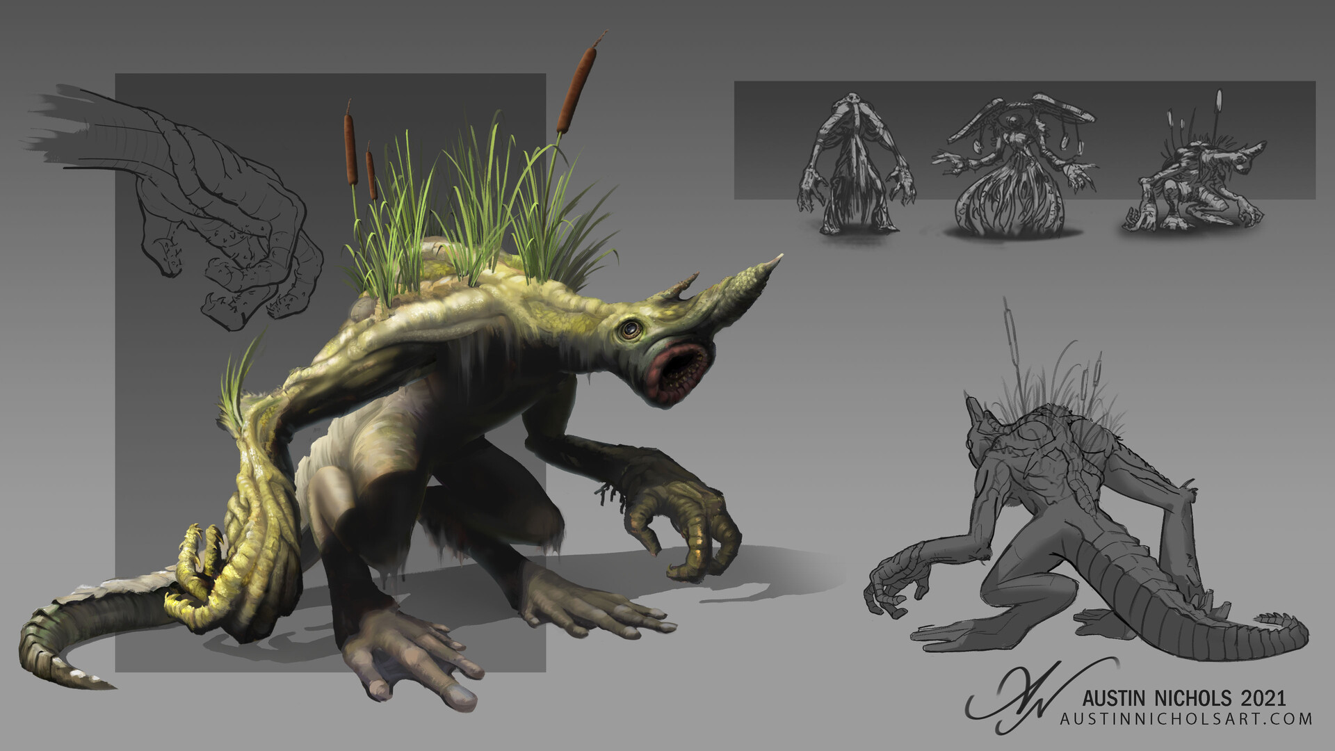 ArtStation - Deep-Bog Grindylow