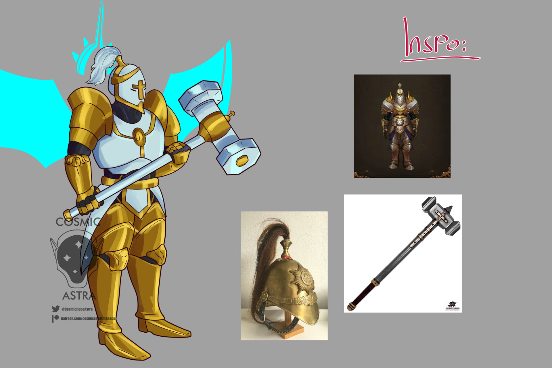 Cosmic Astra - ULTRAKILL: Michael & Raphael fan-concepts