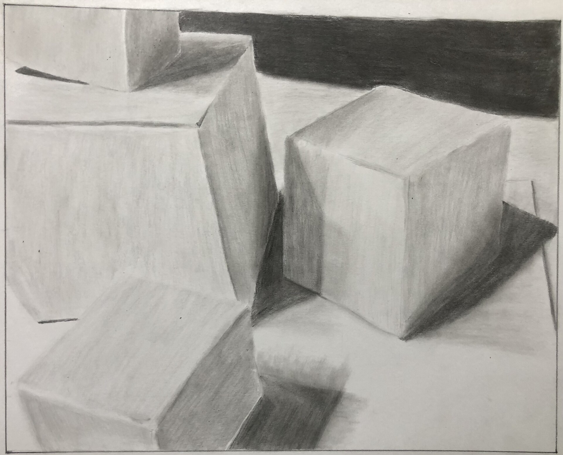 ArtStation - Paper boxes drawing