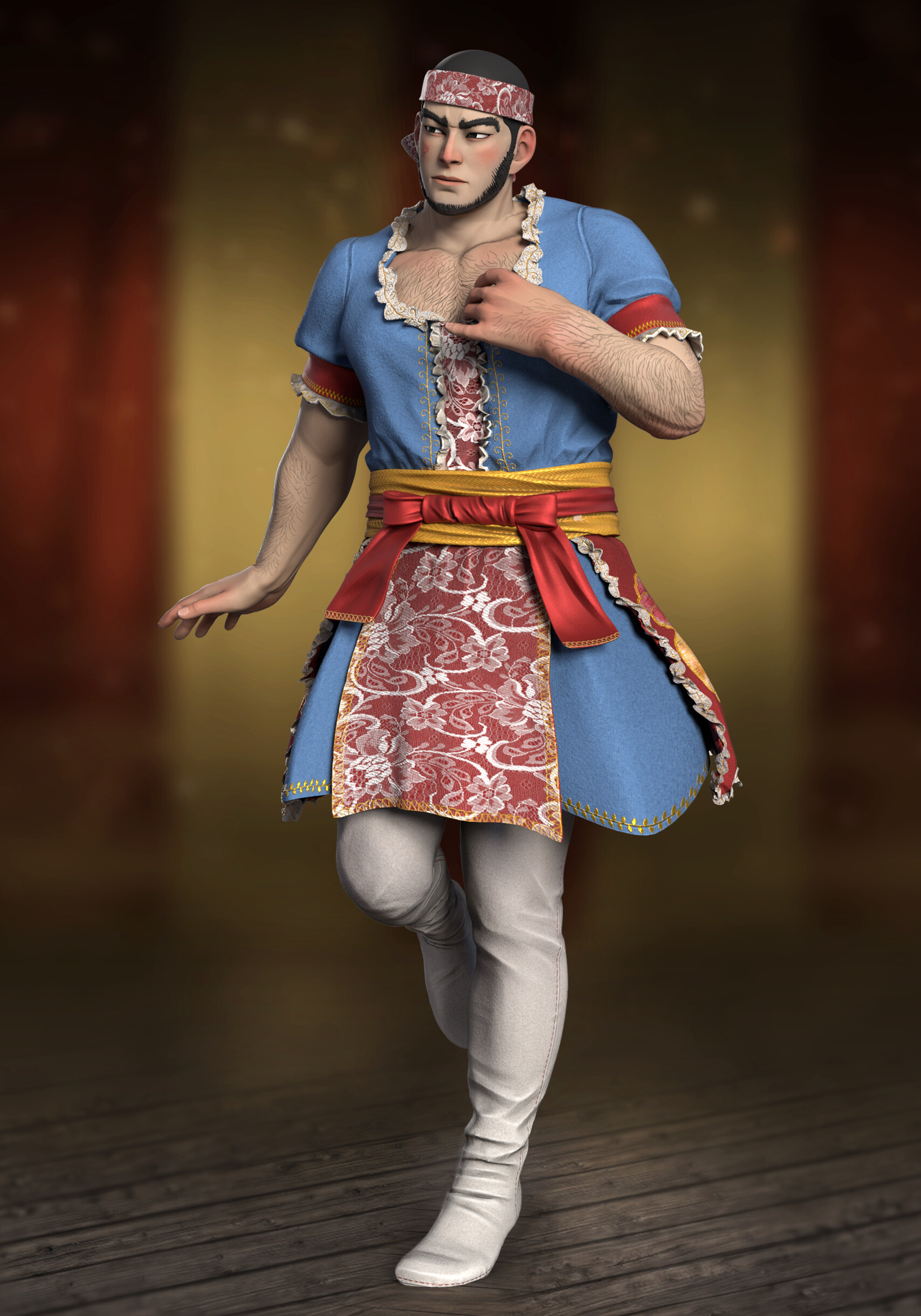 Isaac Fortaich - Tanigaki Genjirou Circus Arc Fan Art