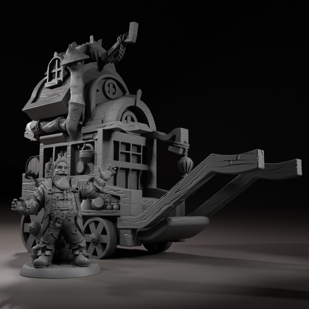 ArtStation - Dwarf Merchant