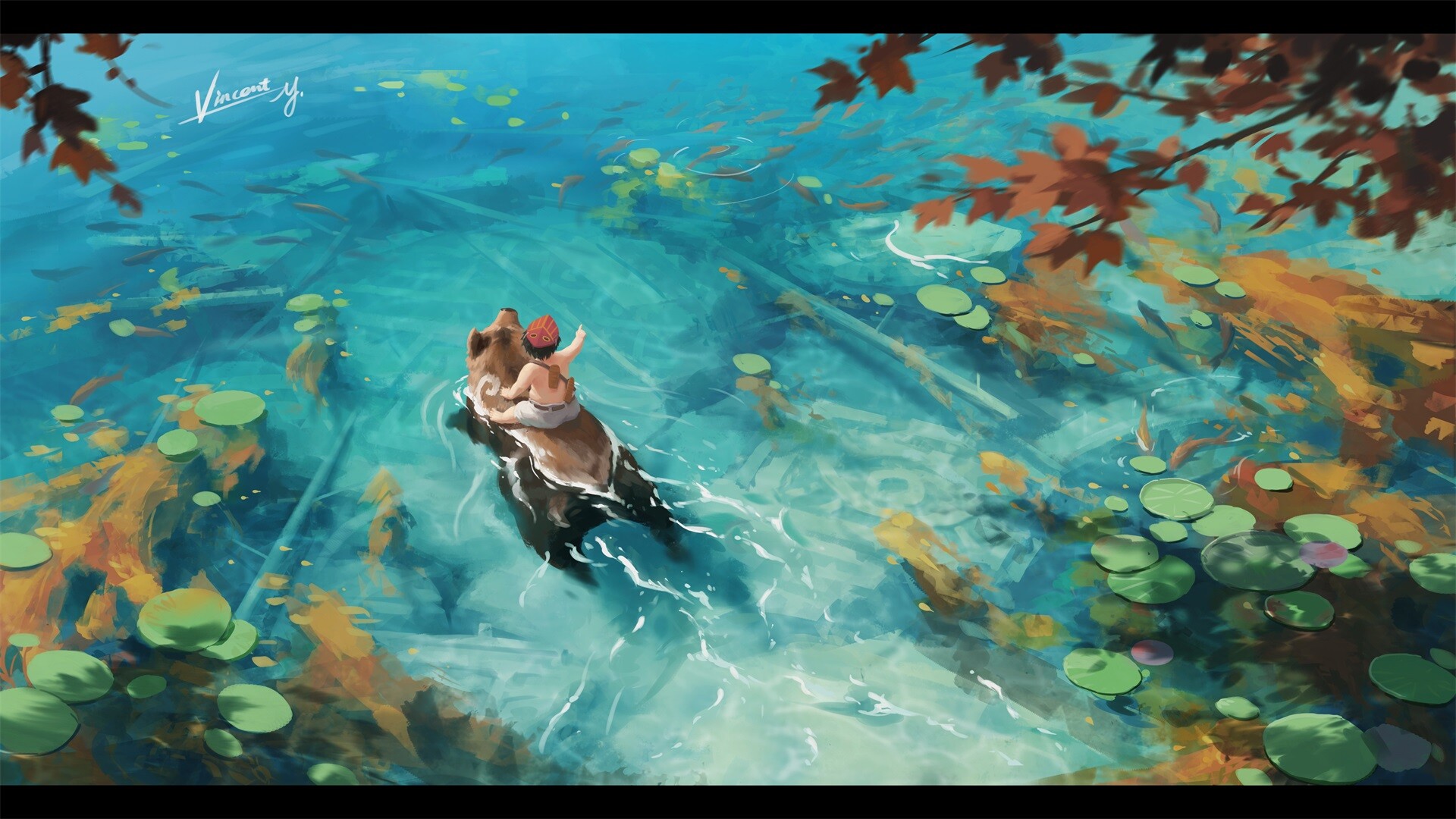 ArtStation - Catch fish