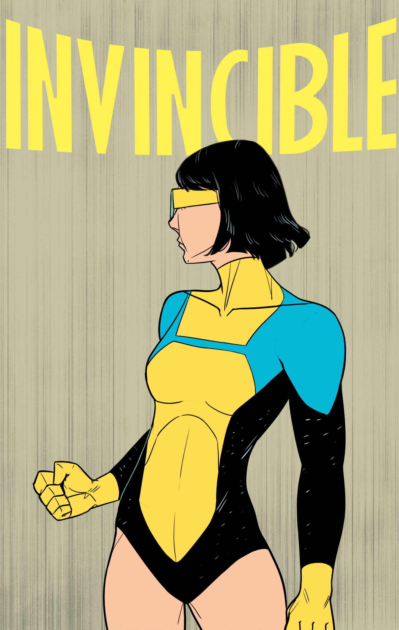 ArtStation - The Invincible Girl'