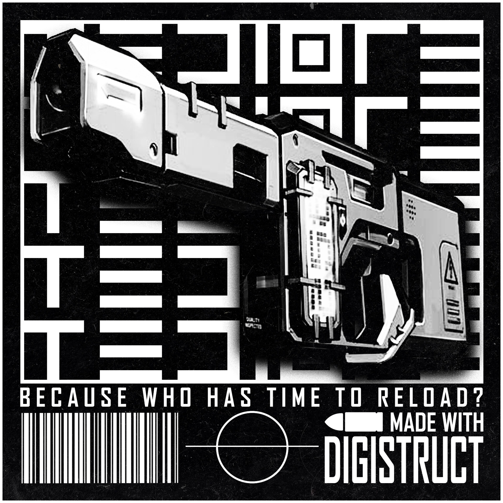 Numpty - Borderlands Weapon Poster: Tediore Issue