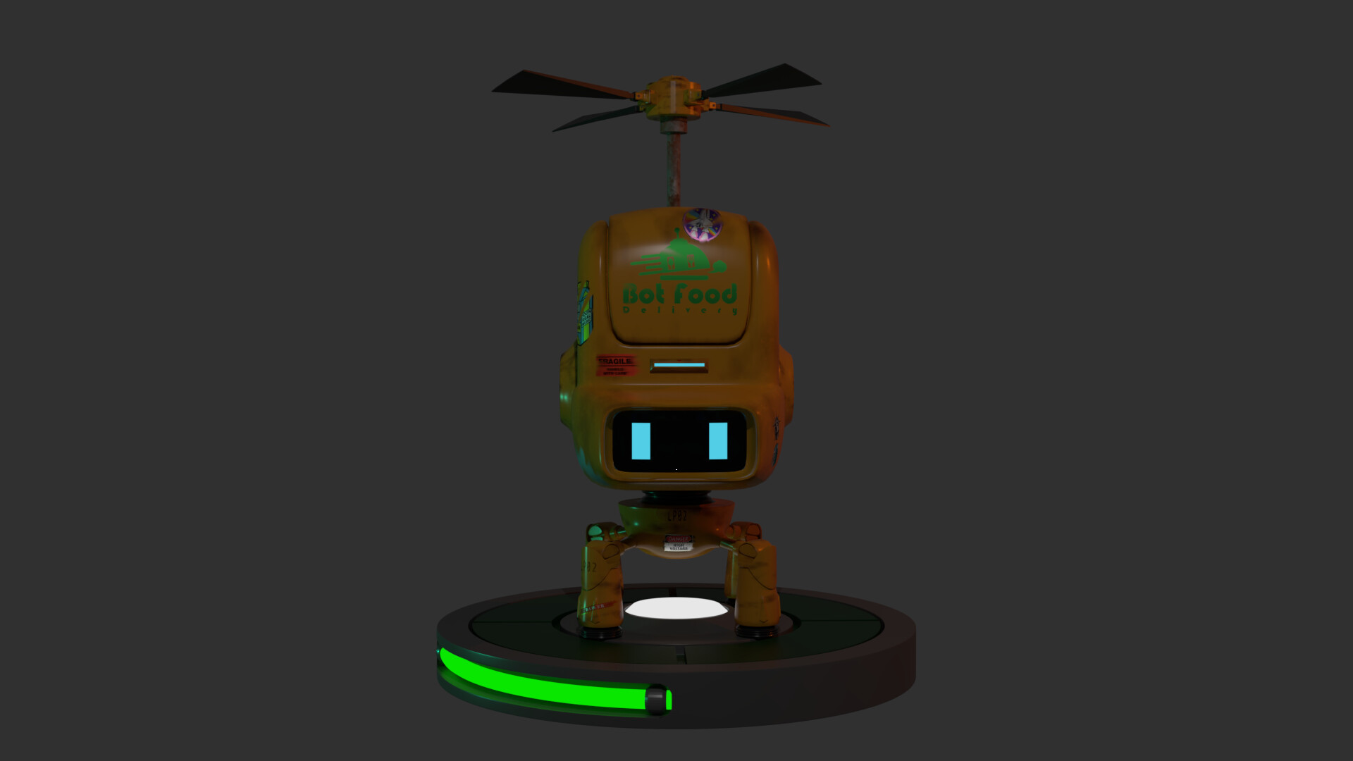 ArtStation - Bot Food Courier