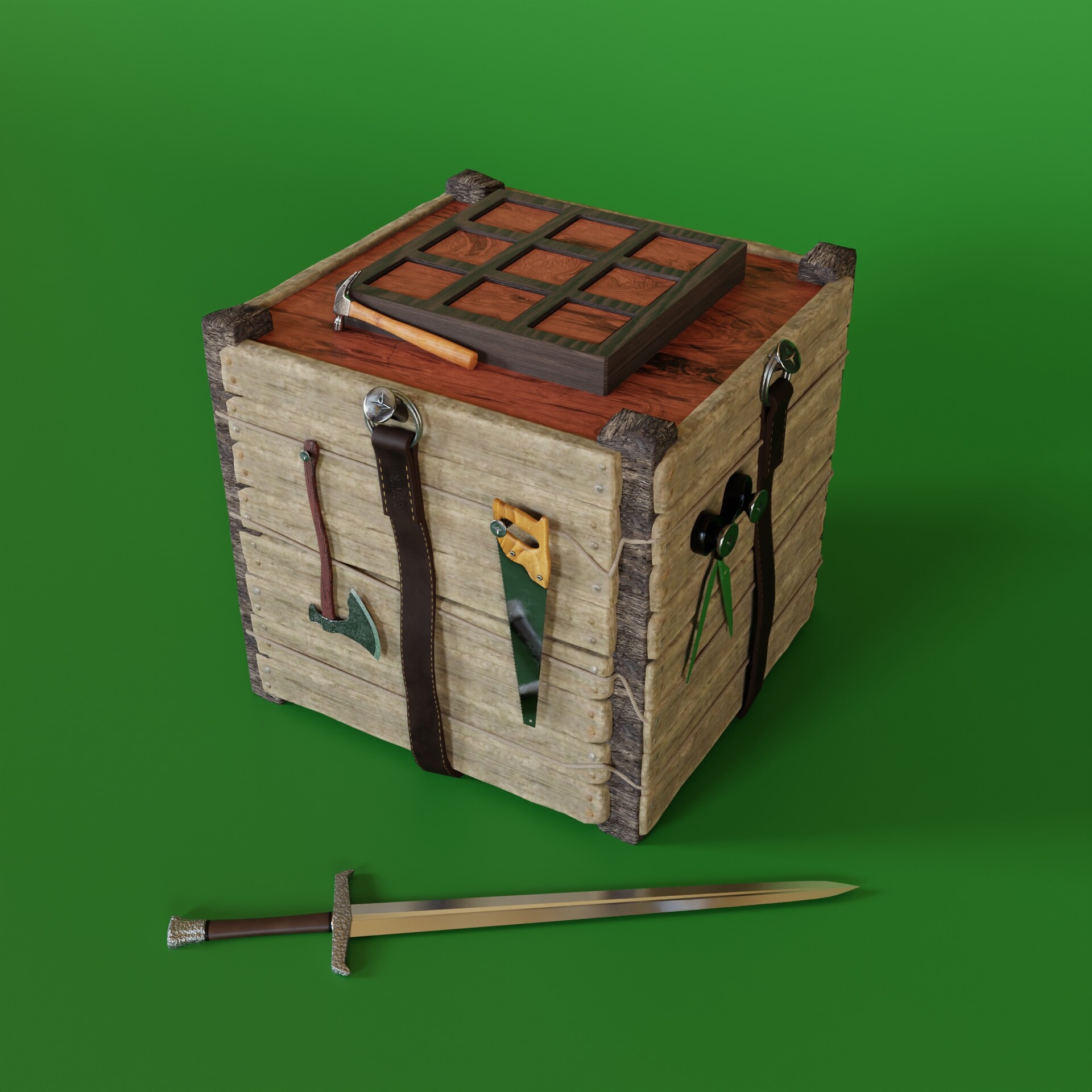 ArtStation - Working Table Minecraft