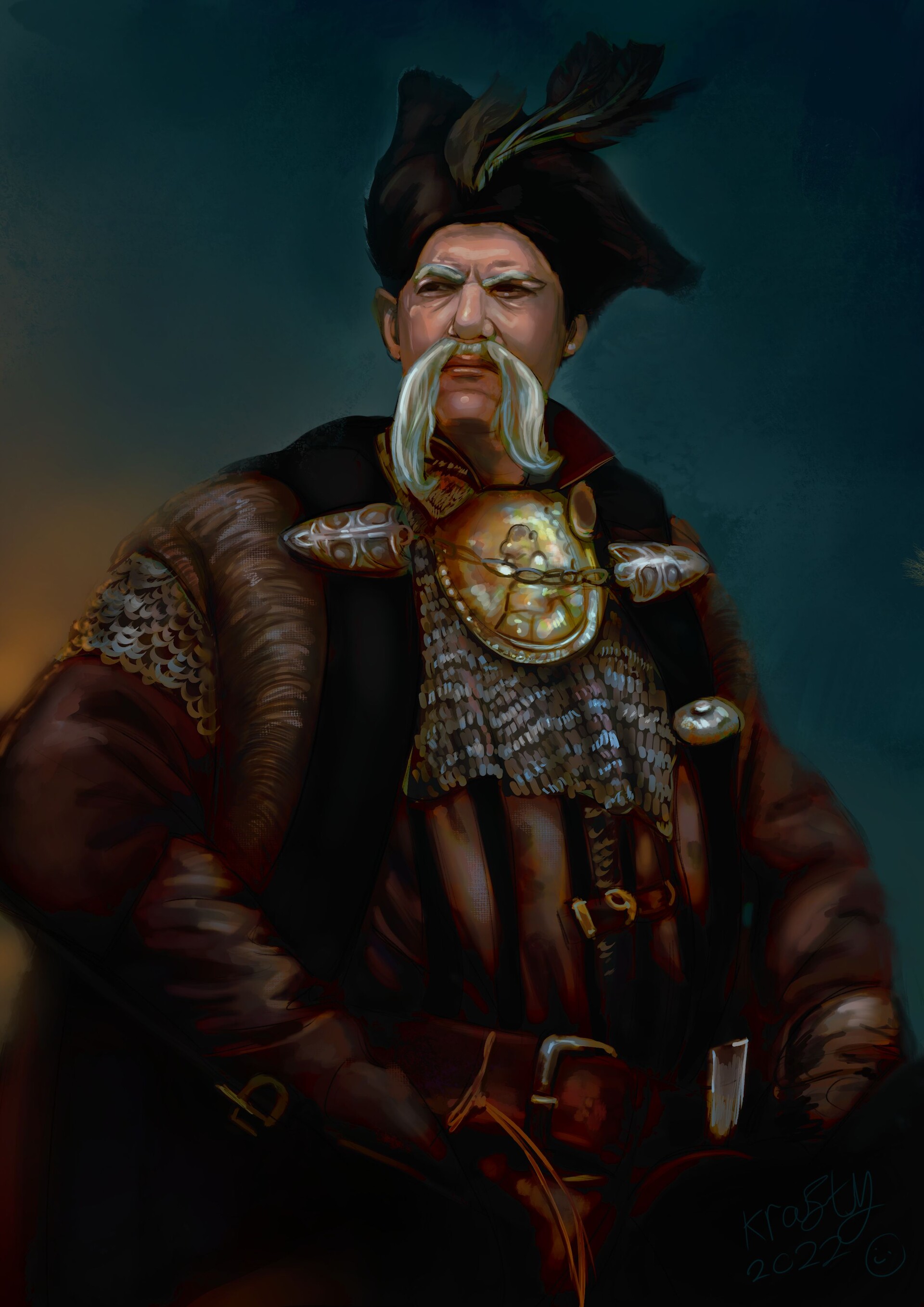 ArtStation - Painting study of Longinus Podbipięta