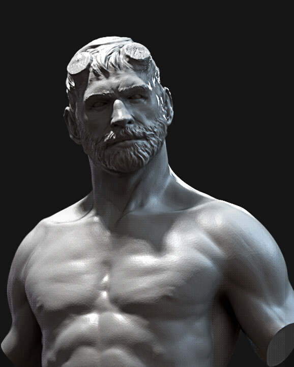 ArtStation - Male Bust