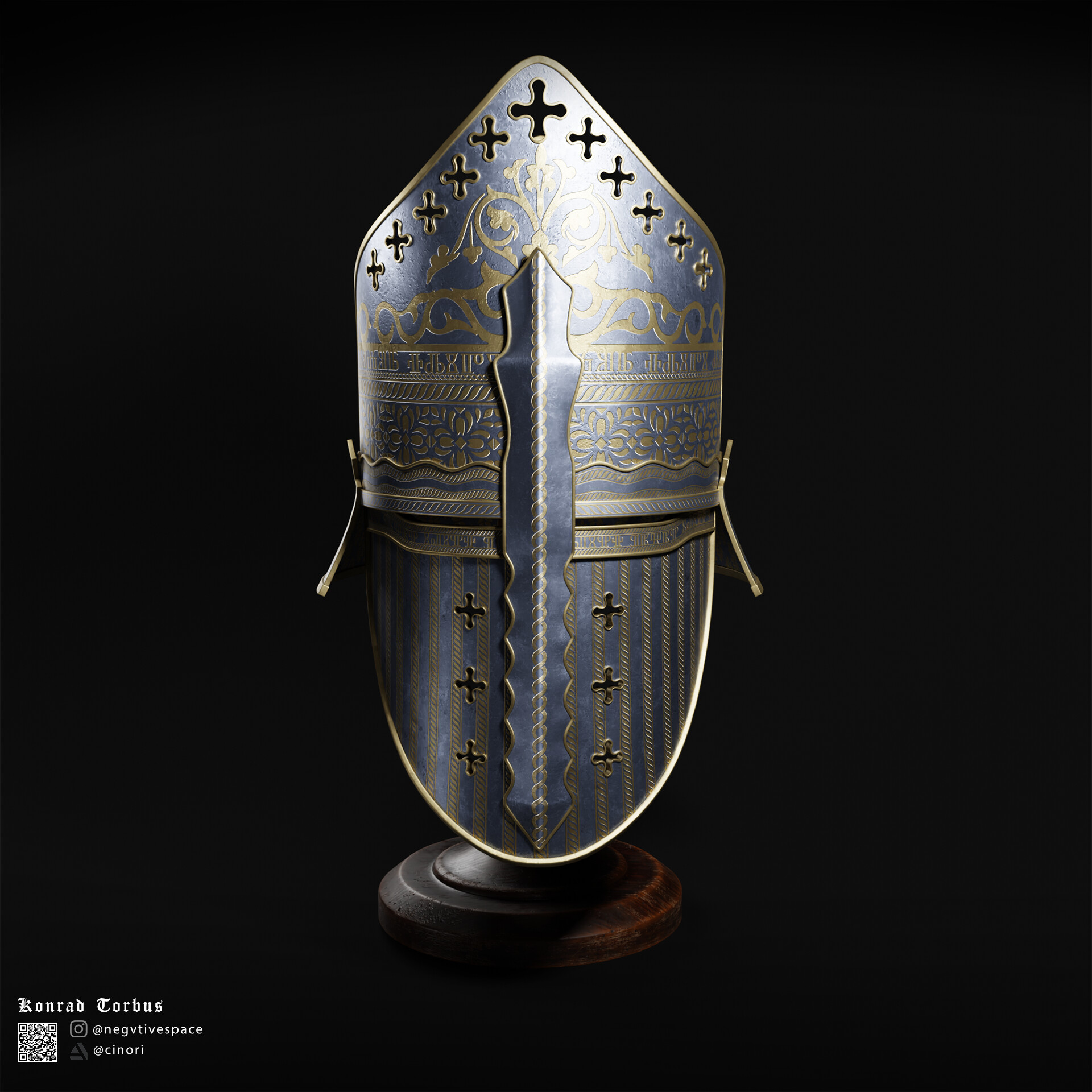 Fantasy Knight Helmet